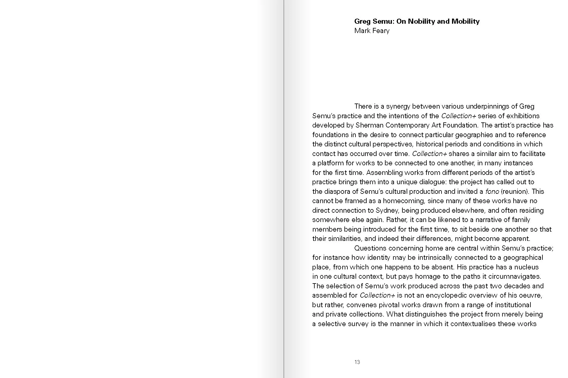 Collection — Greg SEMU