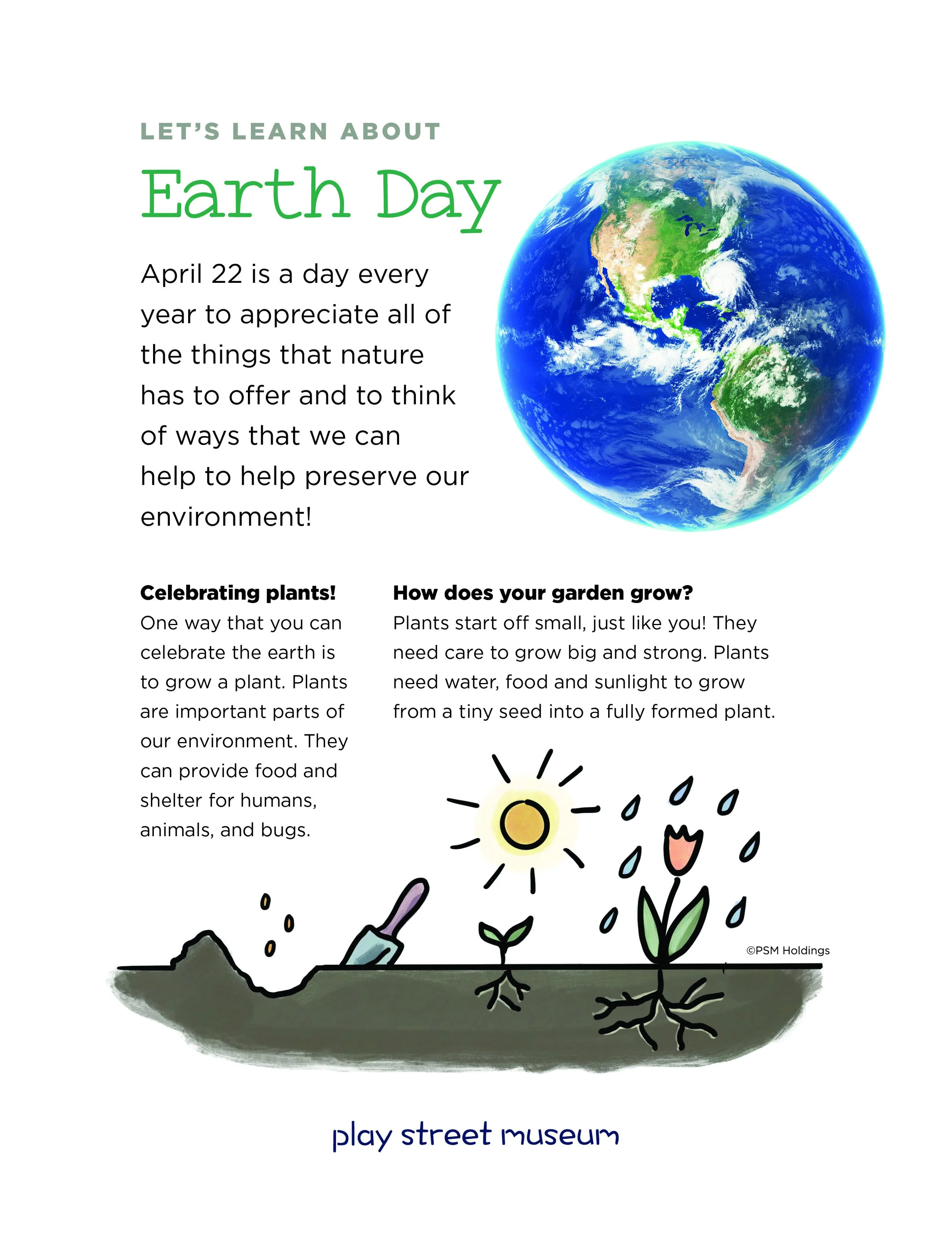 Earth Day — Play Street Museum