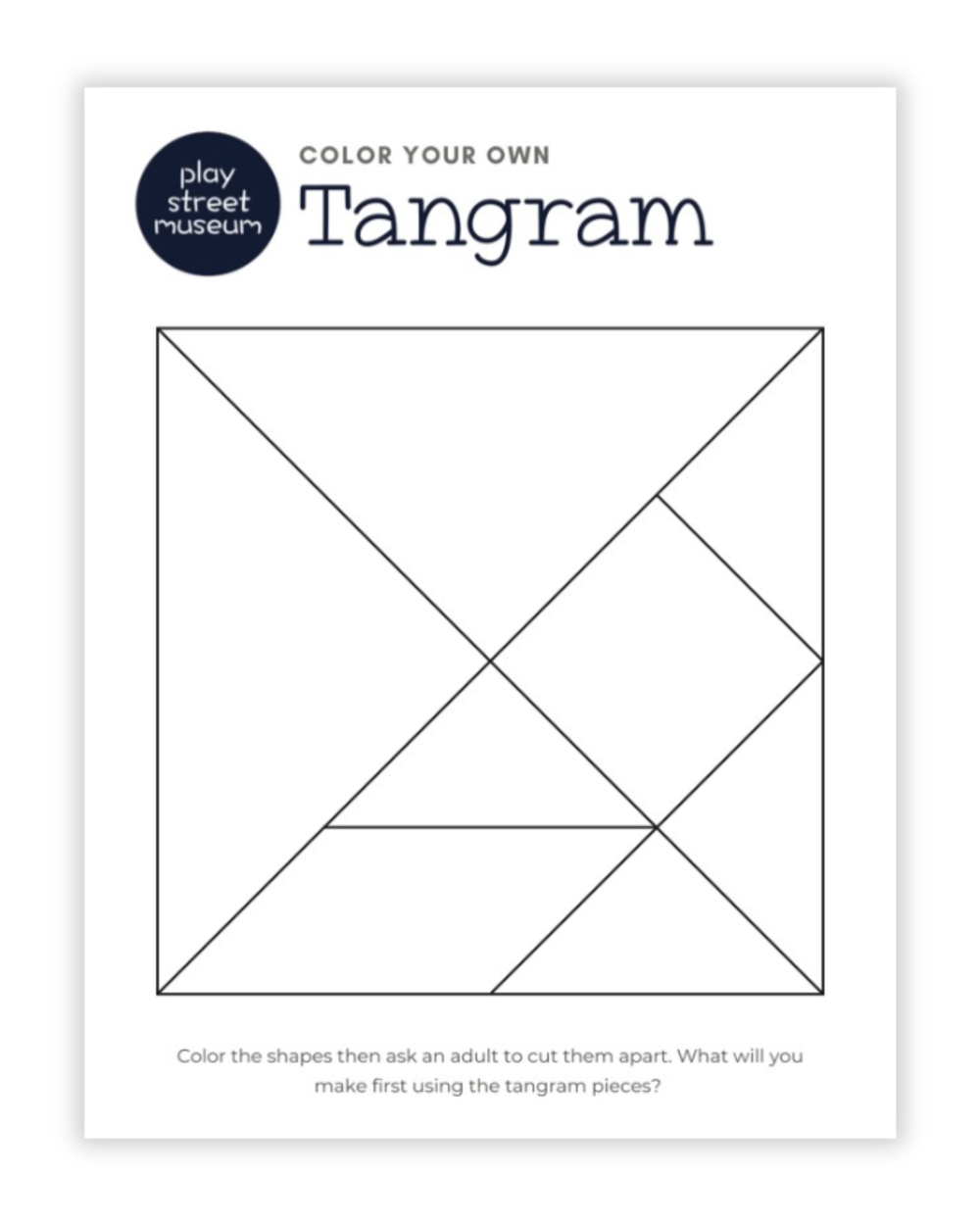 Tangram Template — Play Street Museum