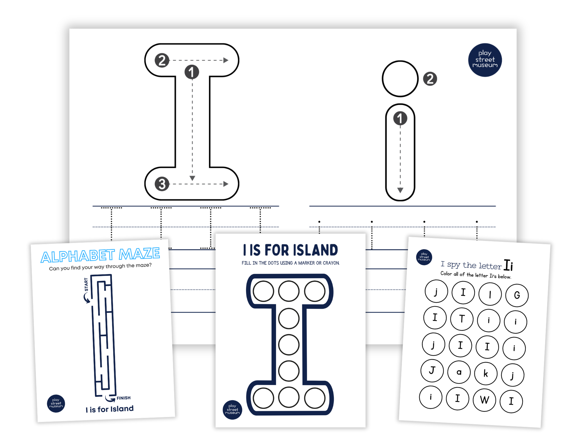 I Spy The Letter I is for Island — Play Street Museum