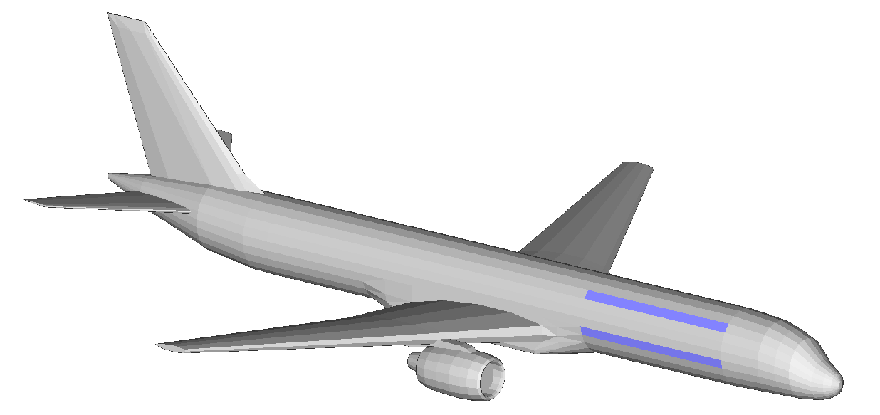 Antenna Coupling Simulation for Aircraft Circular Patch Antennas | Remcom