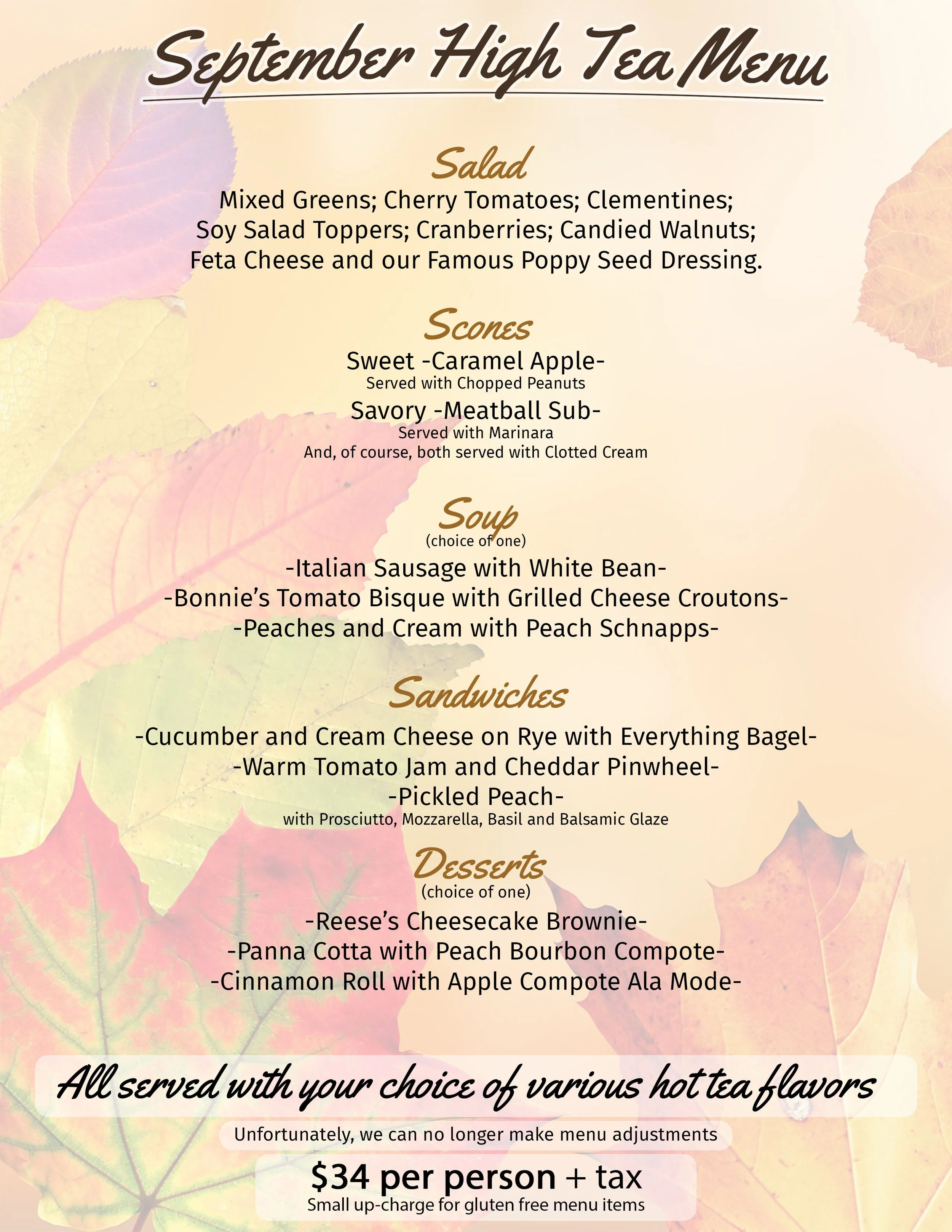 High Tea Menu Ideas High Tea Menu Ideas