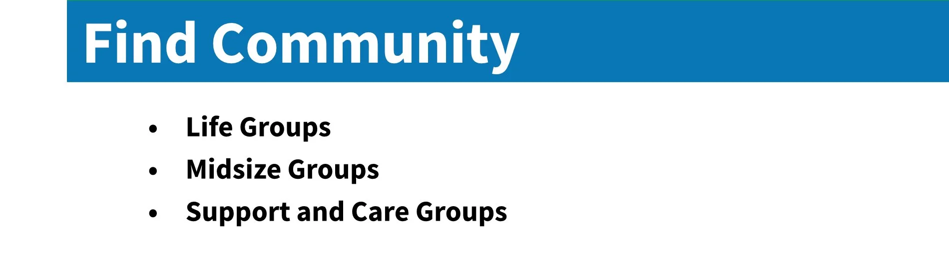 NEXT STEPS — WestGate Church