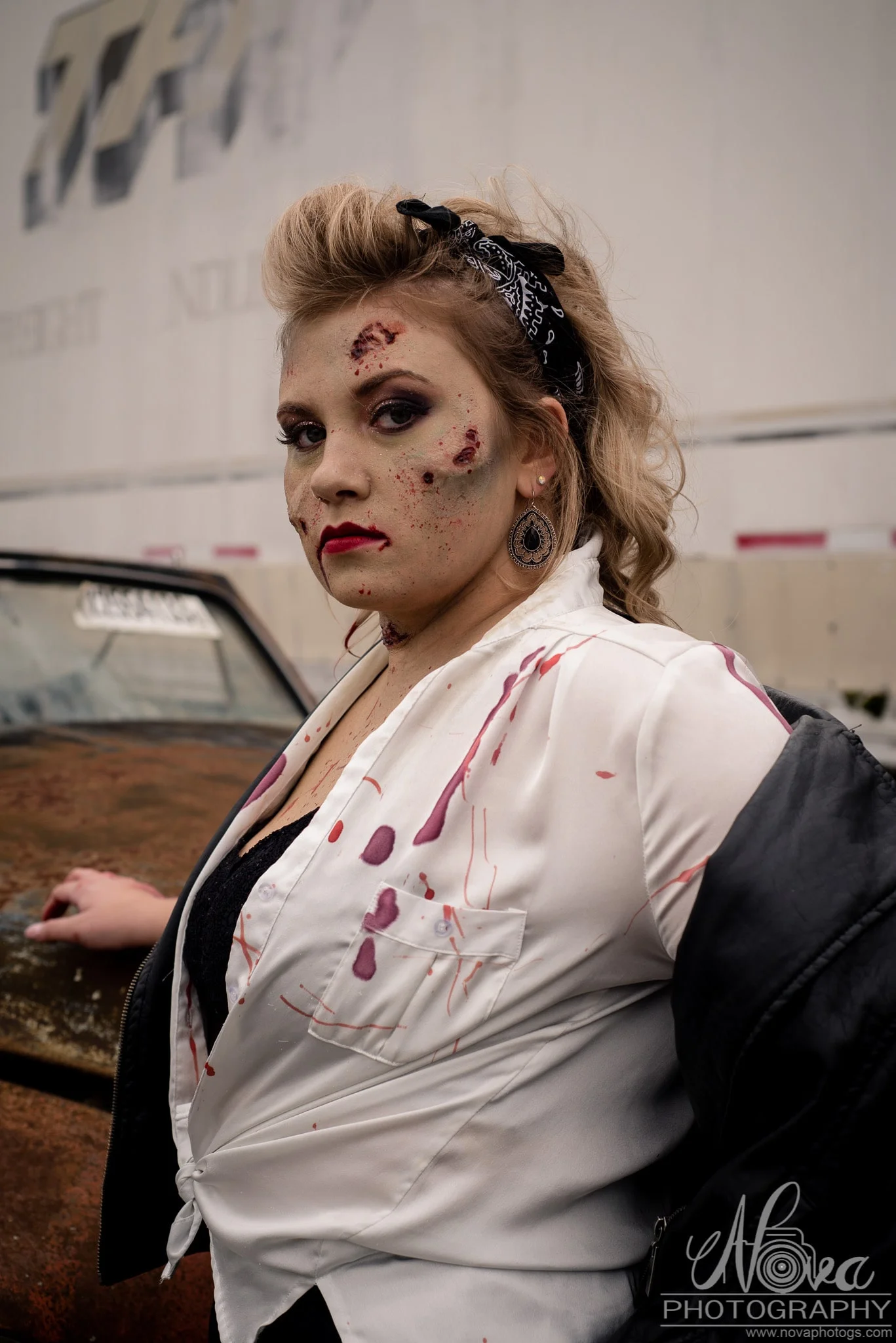 Zombie Pin Up Makeup