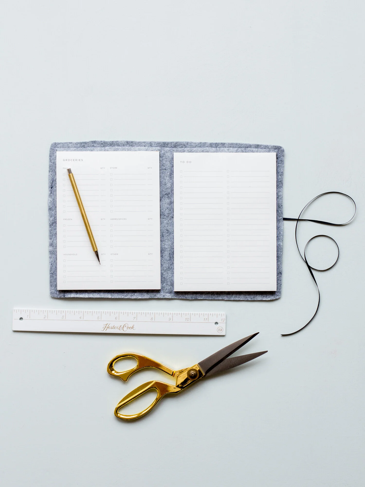 Notepad Sleeve DIY — Golden Coil