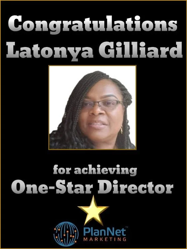 CONGRATULATIONS TO NEW ONE-STAR DIRECTOR LATONYA GILLIARD! — PlanNetNow!