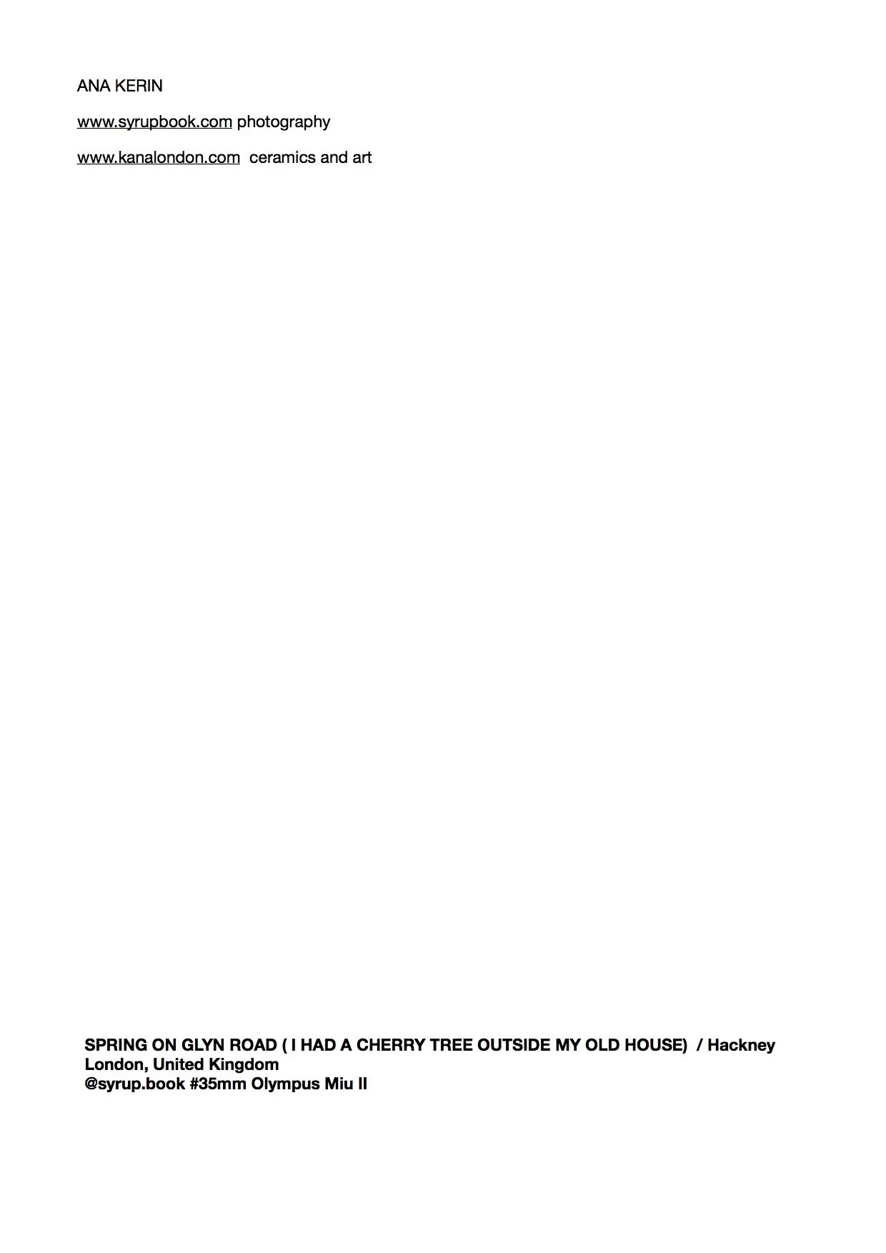 This is England // SPRING ON GLYN ROAD (I HAD A CHERRY TREE OUTSIDE MY ...