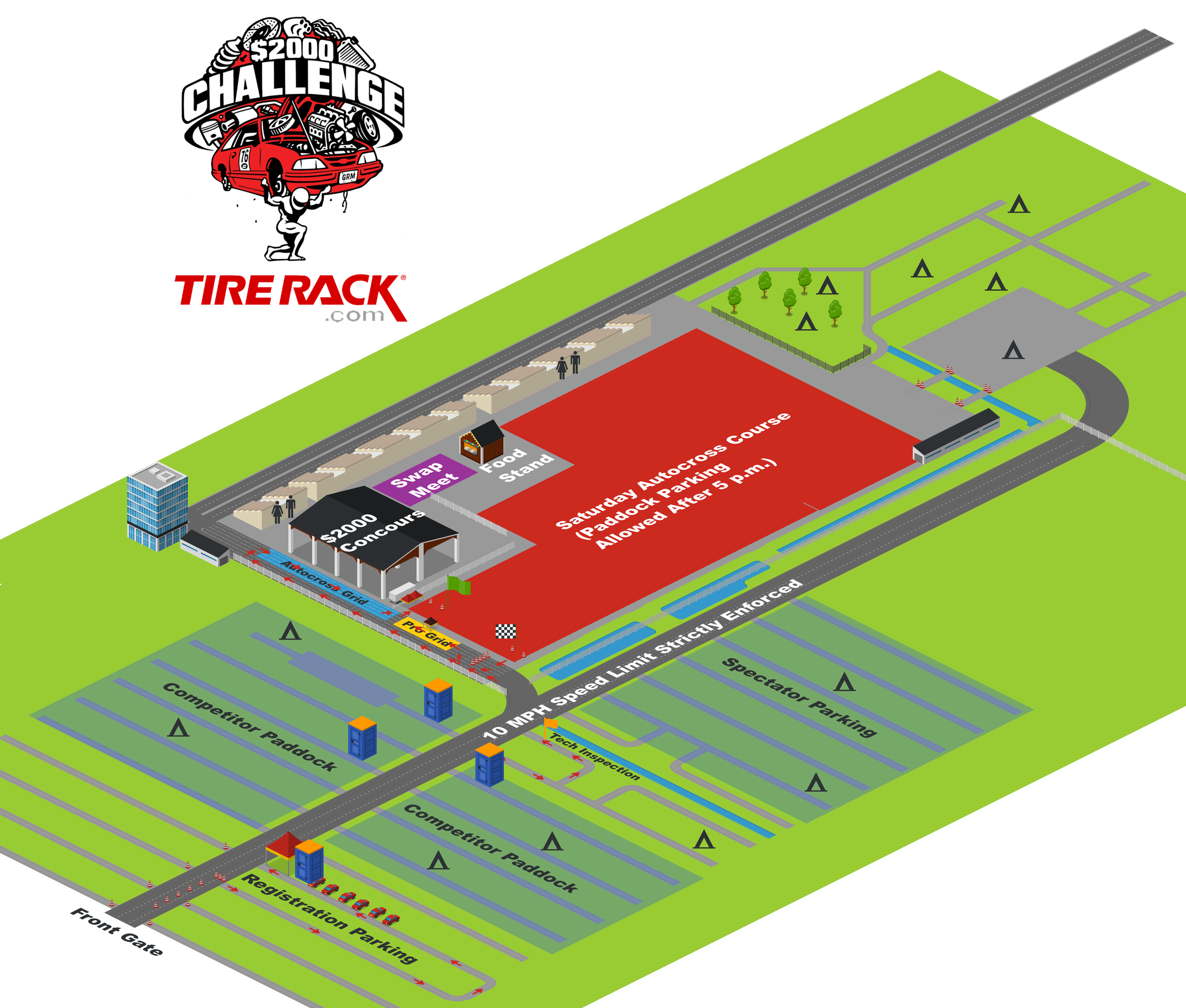 Map — Grassroots Motorsports $2000 Challenge