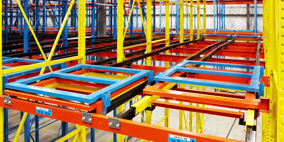 Push Back Rack — Headzup Material Handling Solutions