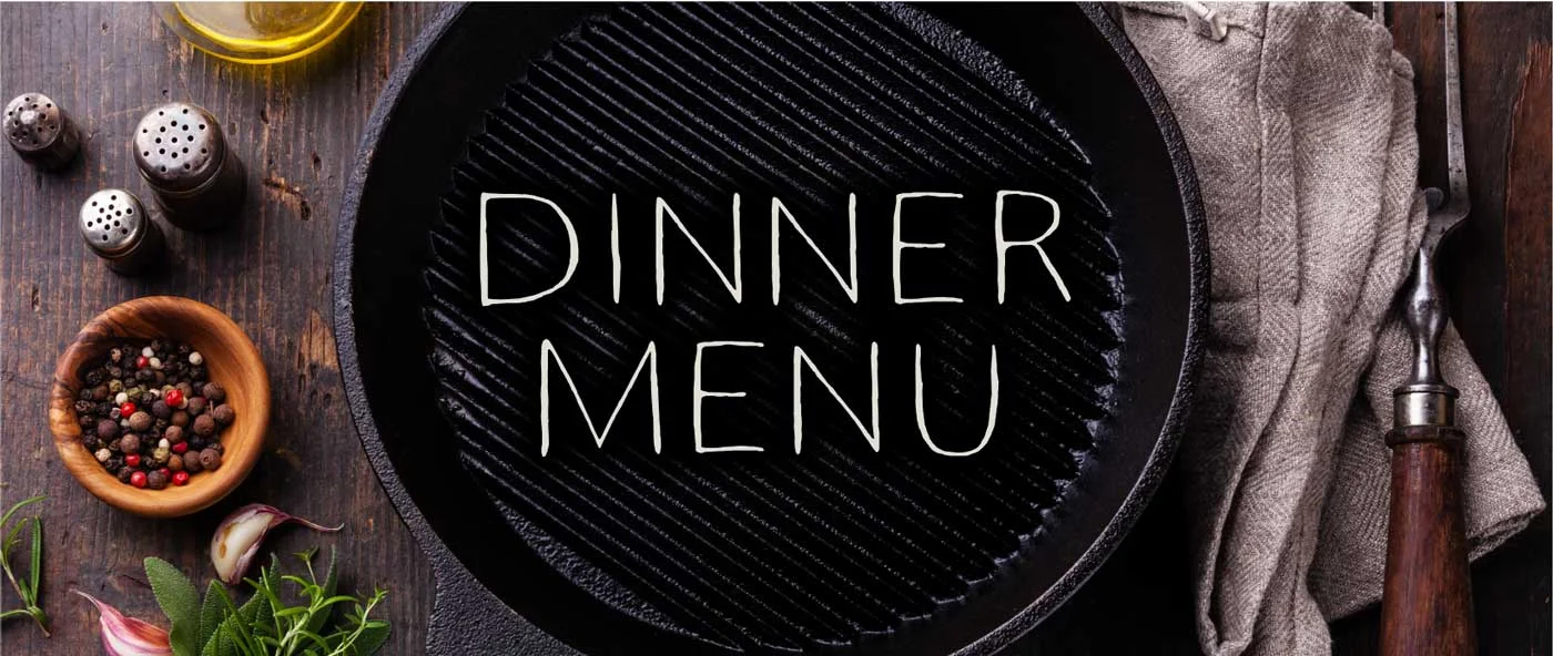 Dinner Menu — Back 40 Restaurant