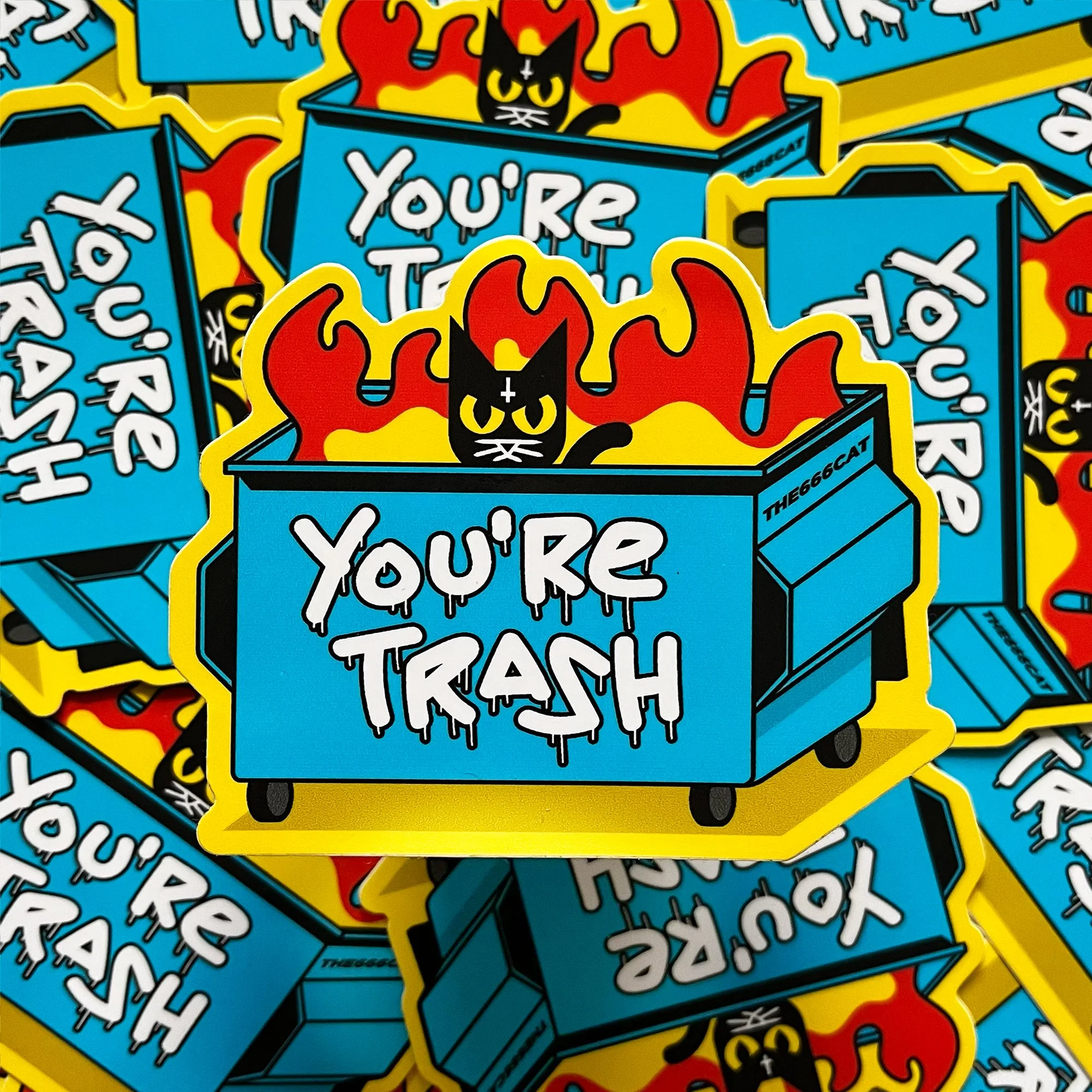 STICKERS — HELL MART 666