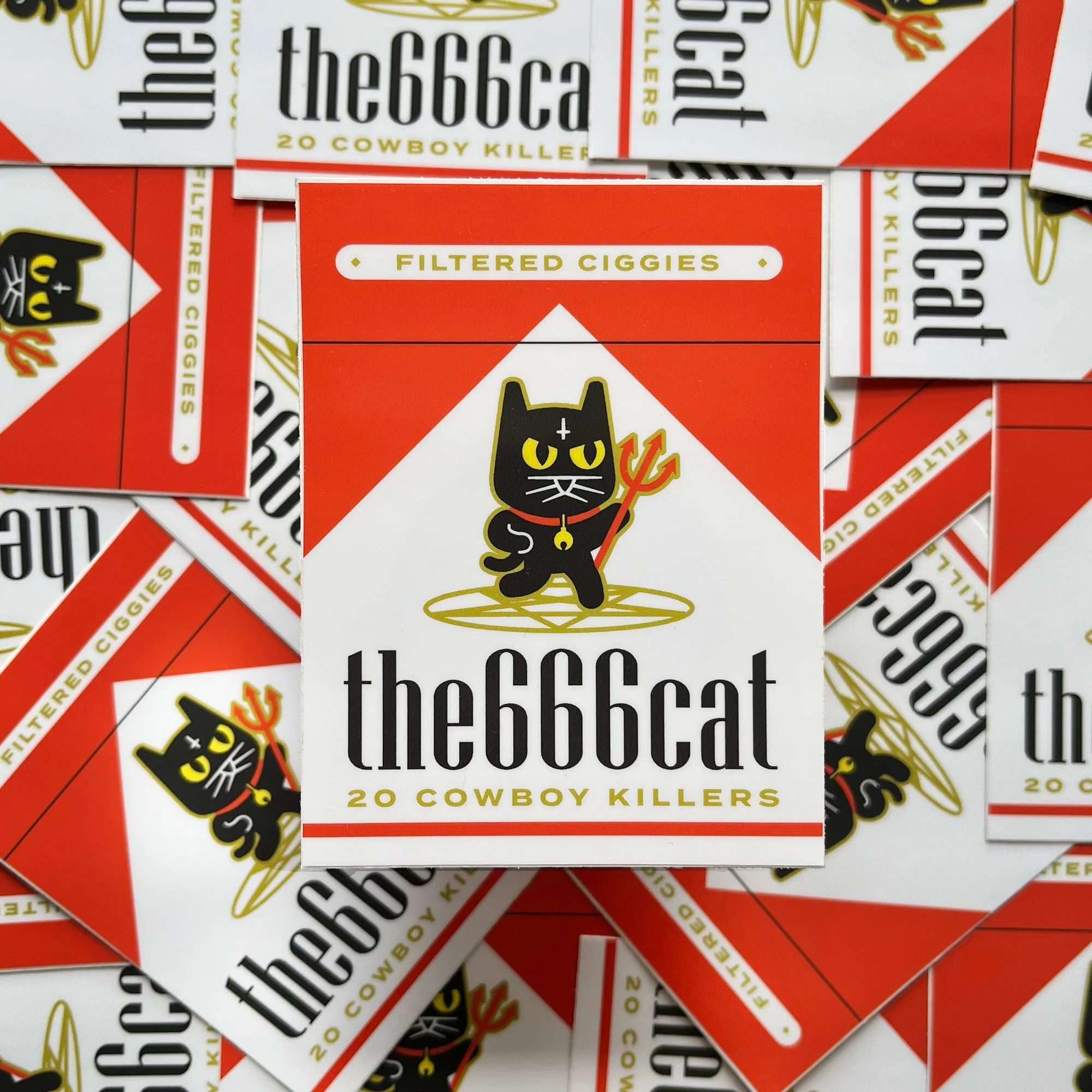 STICKERS — HELL MART 666