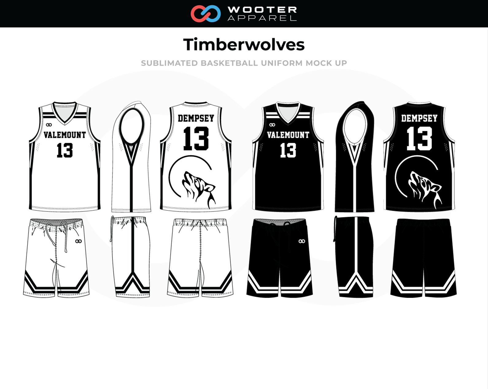 Custom Basketball Uniforms | Basketball Jersey Designs | Wooter Apparel