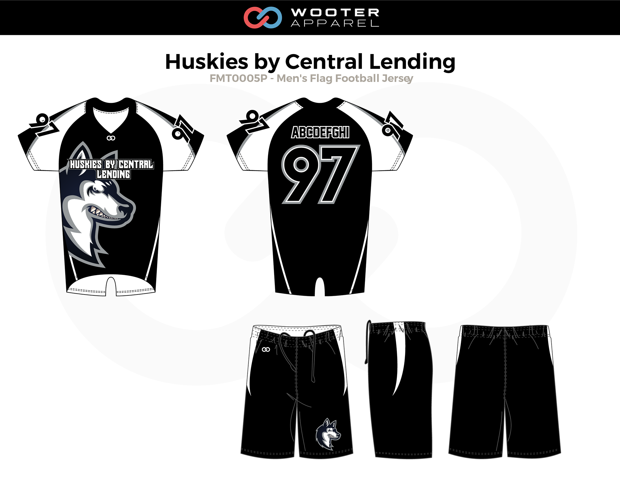Flag Football Designs | Design Your Own Flag Football Uniforms | Wooter ...