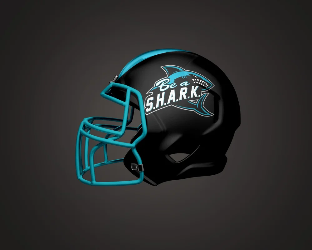 Football Helmet Logo Design