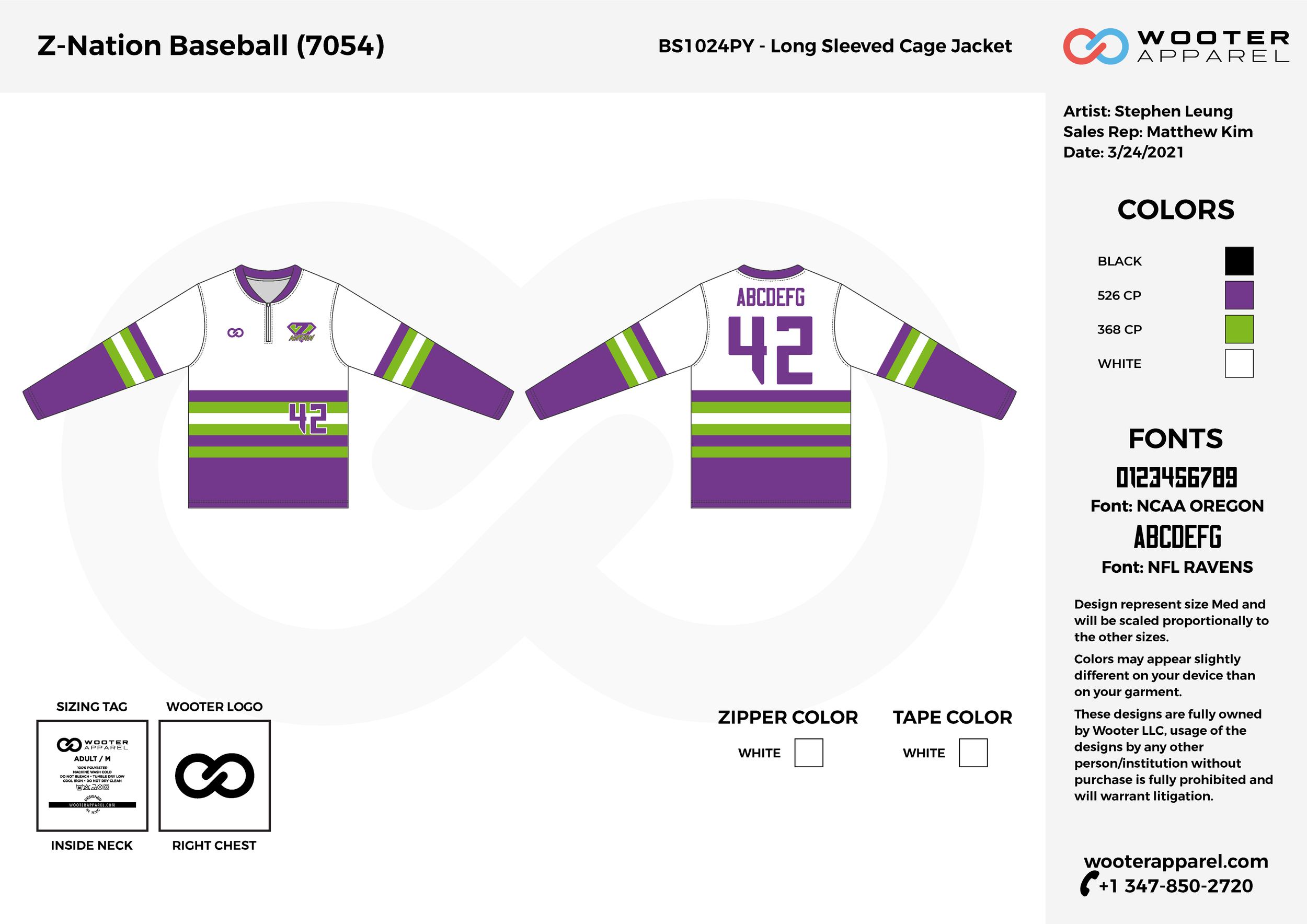 2021 Cage Jackets | Wooter Apparel