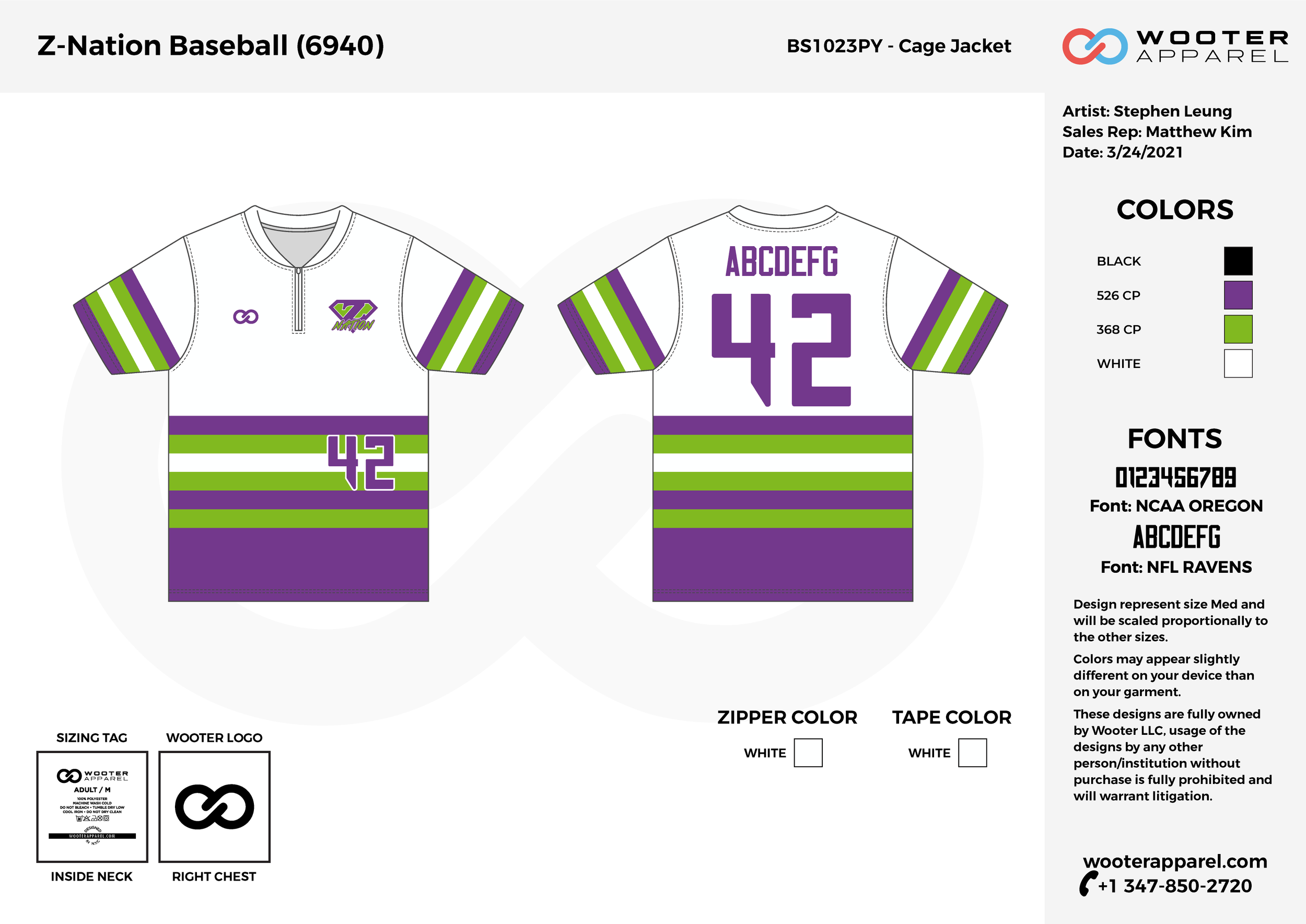 2021 Cage Jackets | Wooter Apparel