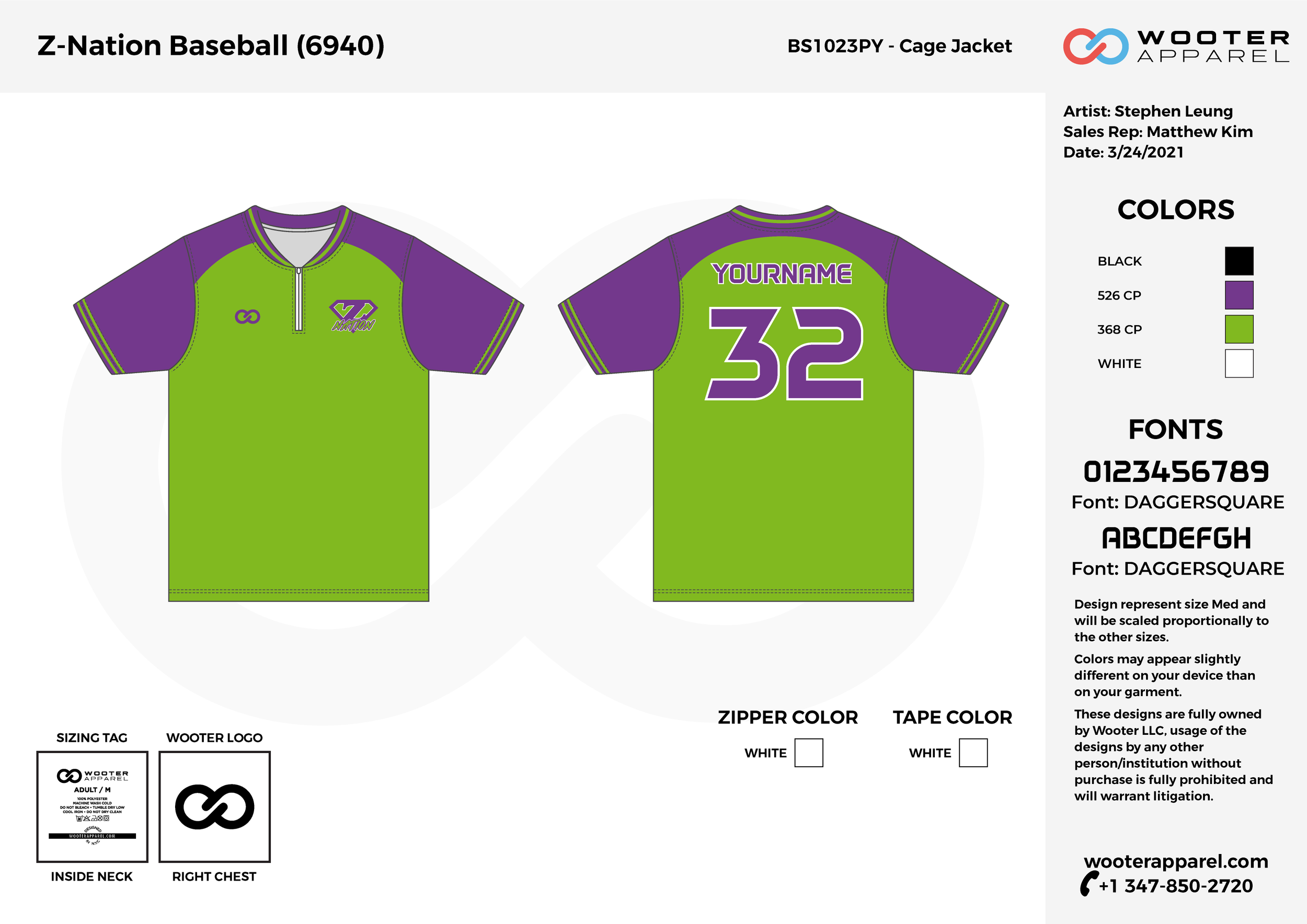 2021 Cage Jackets | Wooter Apparel