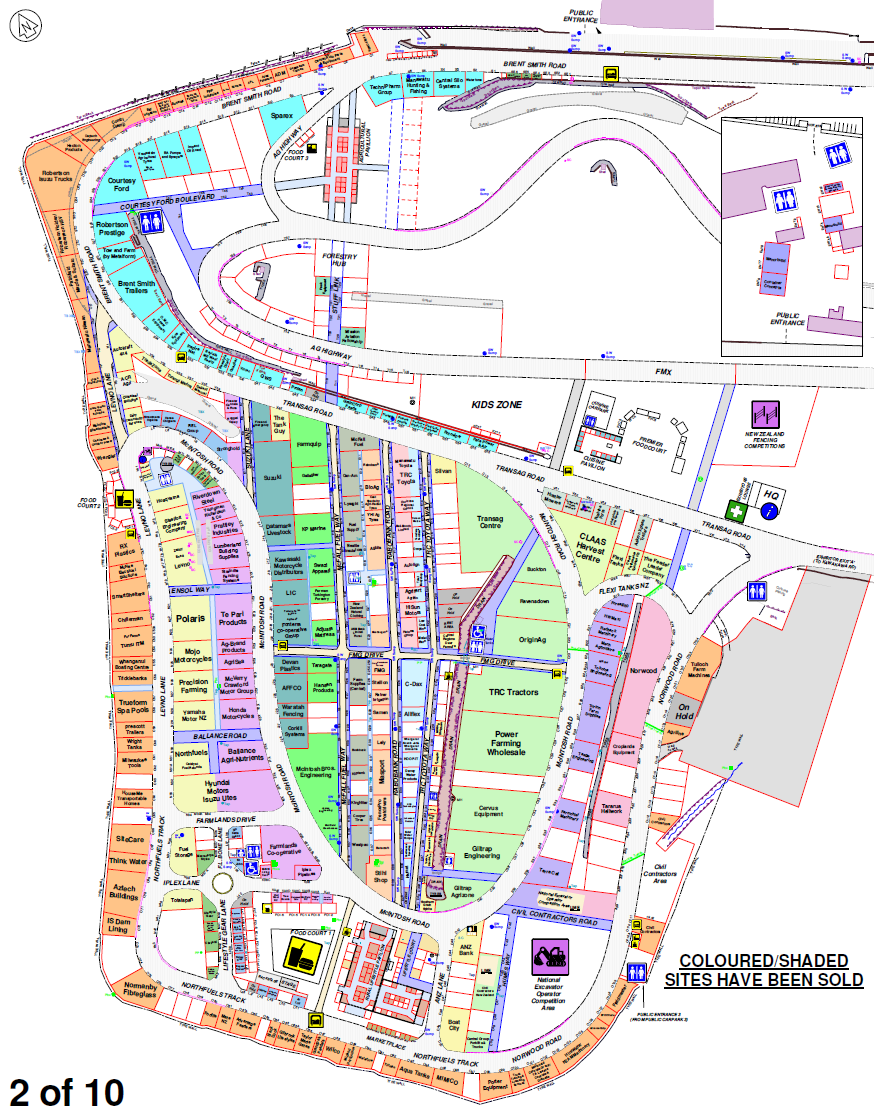 Site Maps — Central Districts Field Days