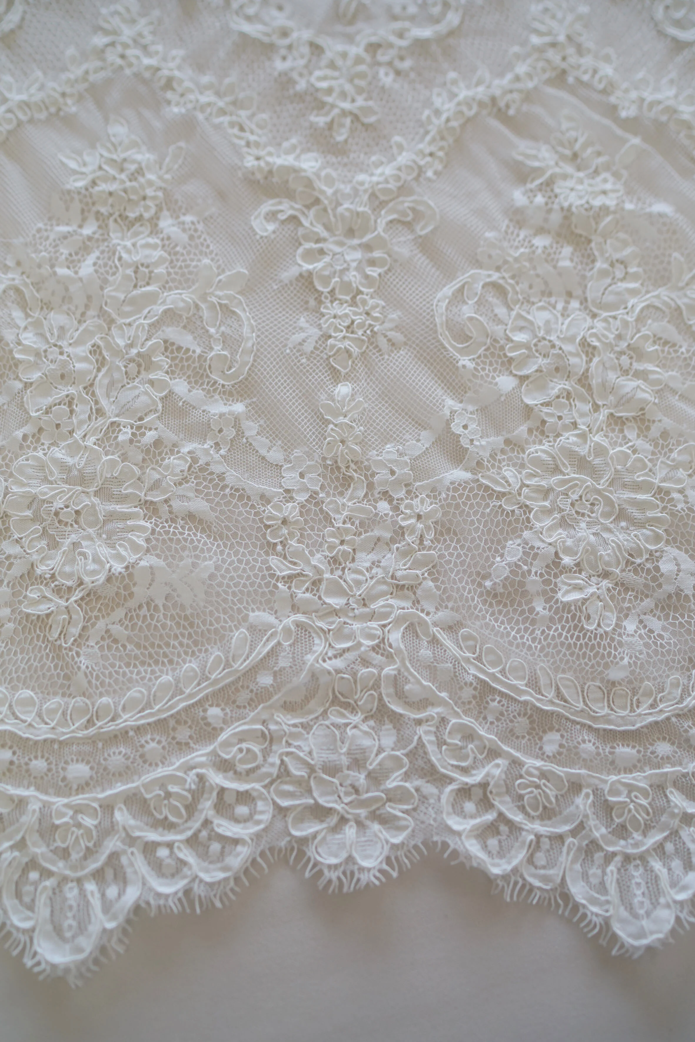 Lace and Sequin Remnants — Silk & Stitch