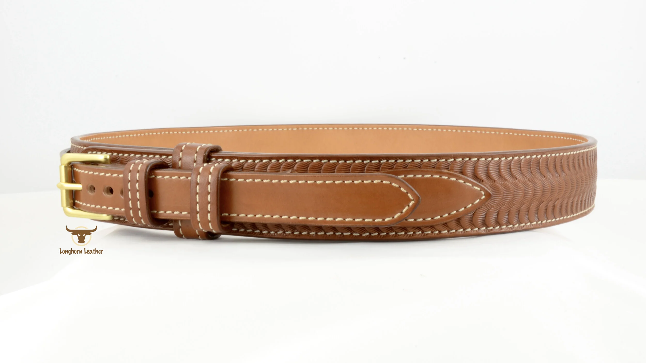 Custom Made Leather Ranger Belts