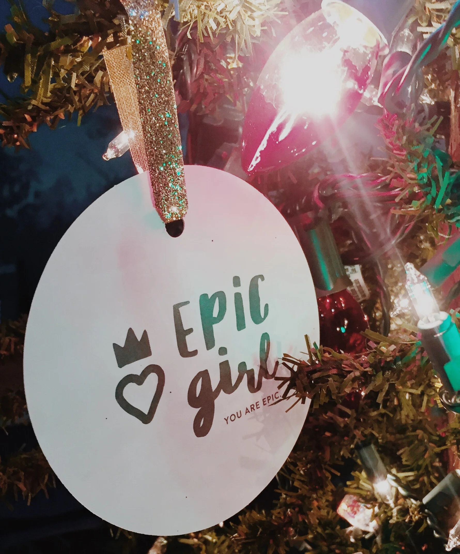 Epic Girl Holiday Ornament — Epic Girl