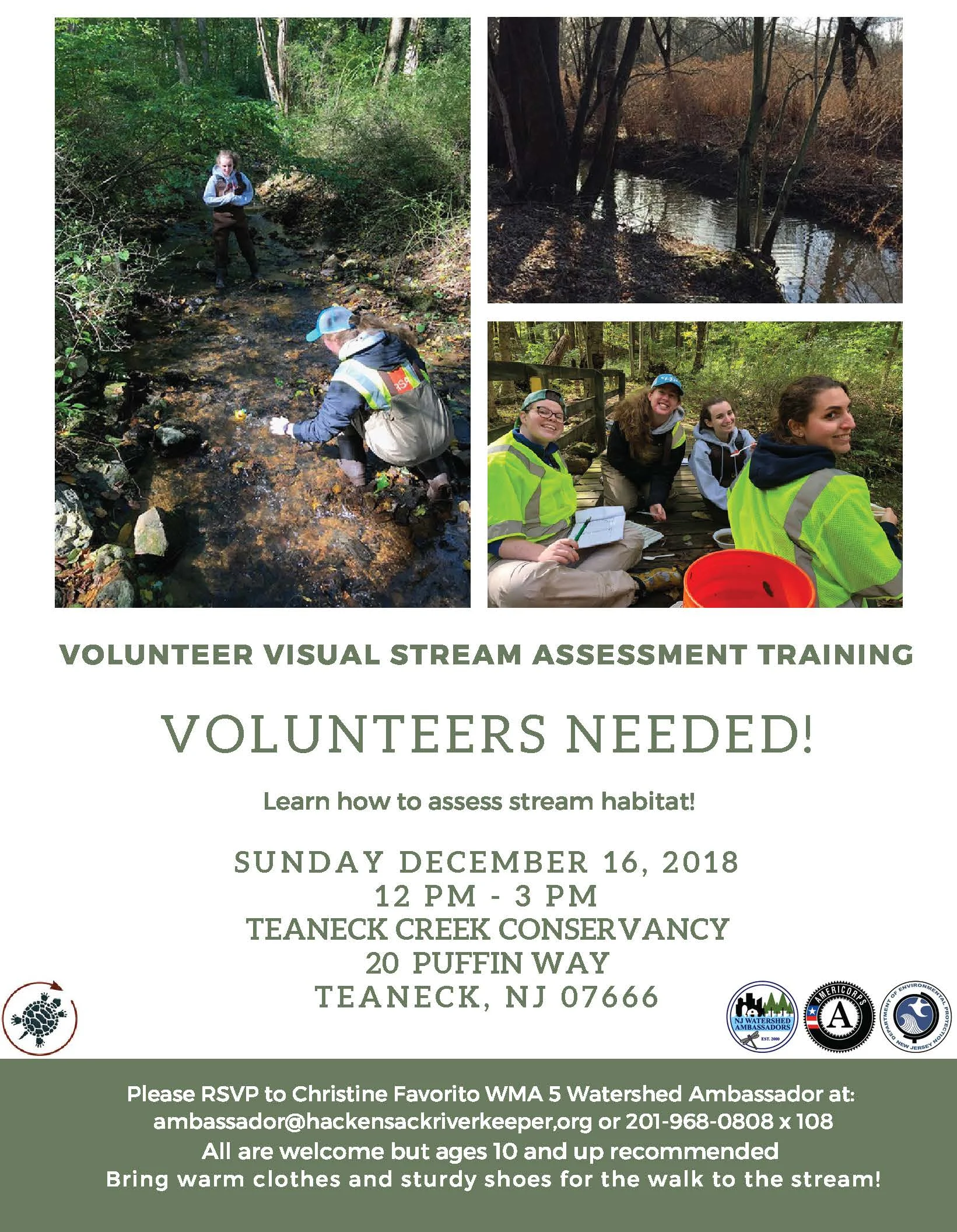 Visual Stream Assessment Training — Teaneck Creek Conservancy