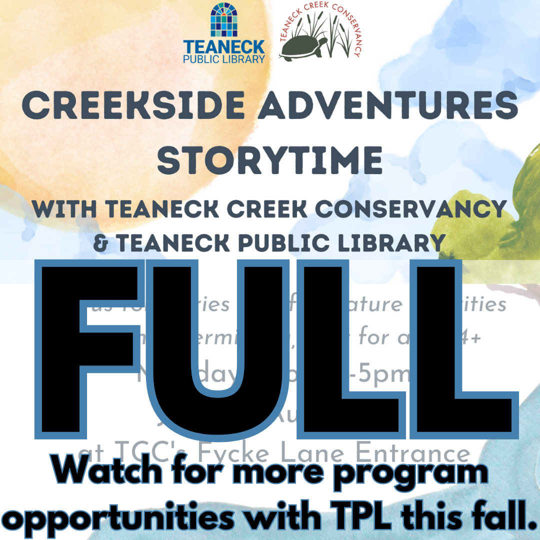Creekside Adventures Storytime — Teaneck Creek Conservancy