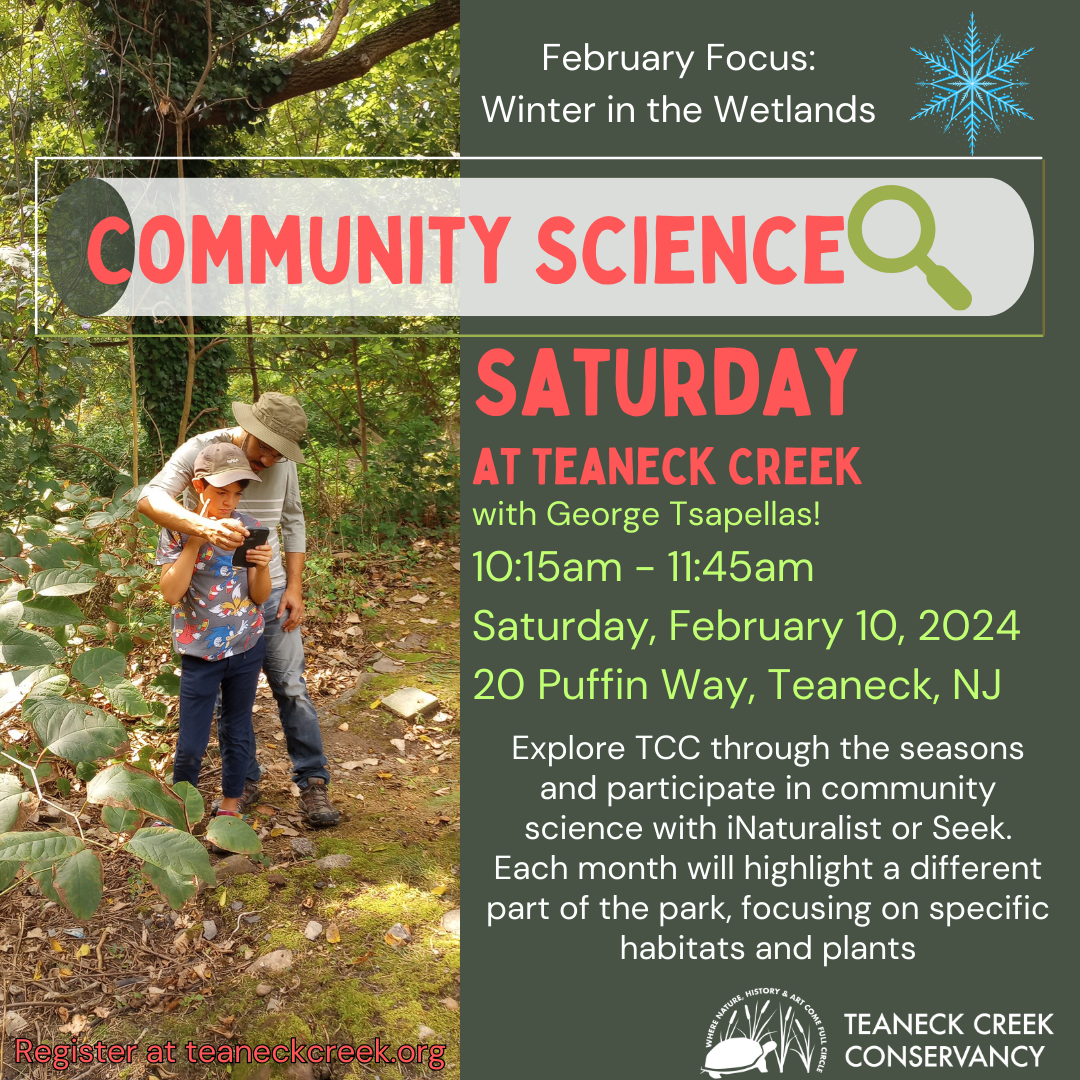Community Science Saturday — Teaneck Creek Conservancy