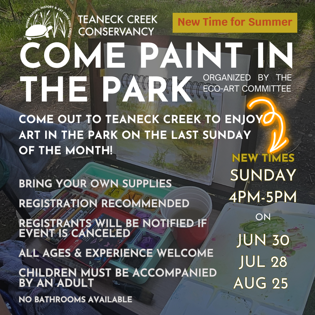 Come Paint in the Park — Teaneck Creek Conservancy