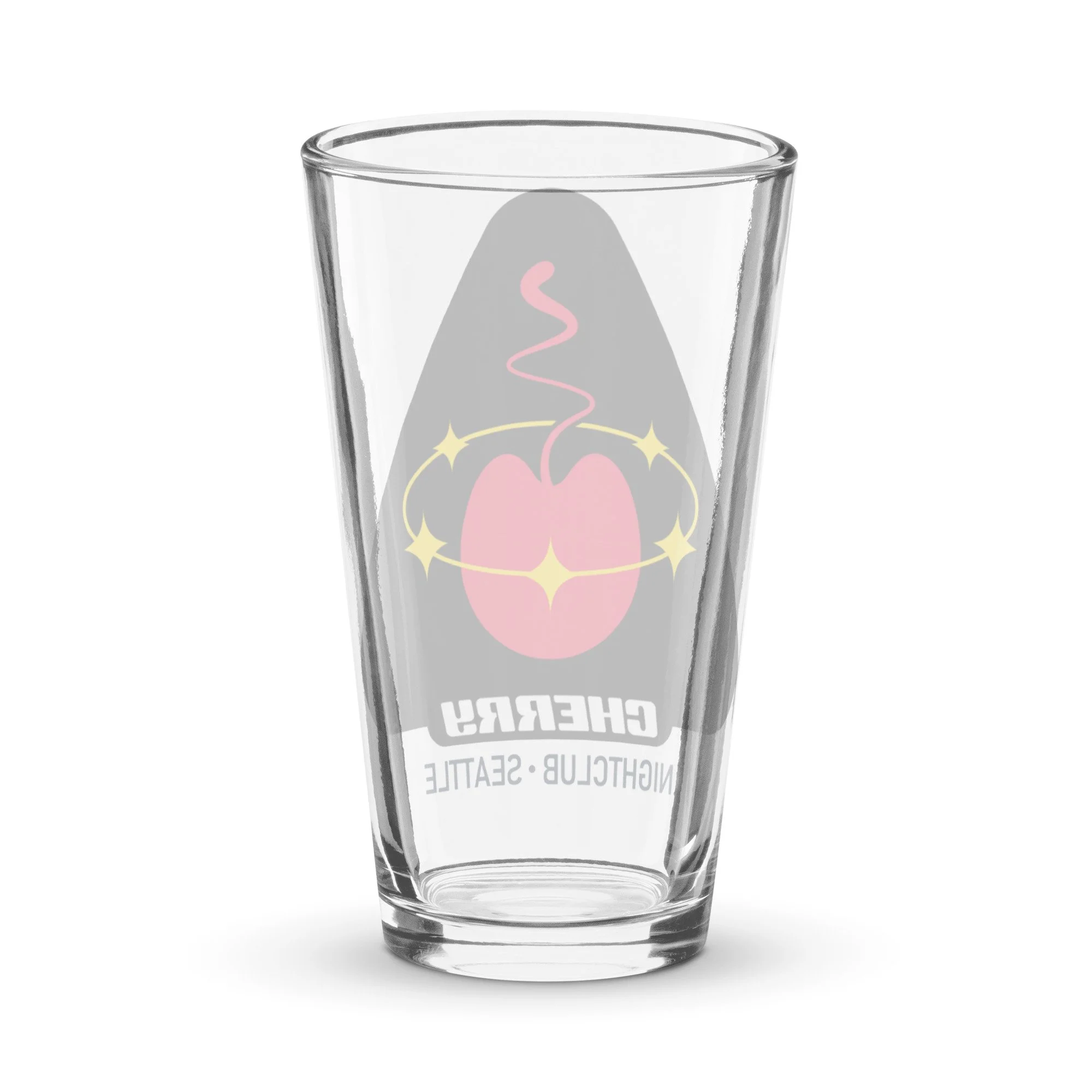 Cherry Nightclub Shaker pint glass — Kremwerk