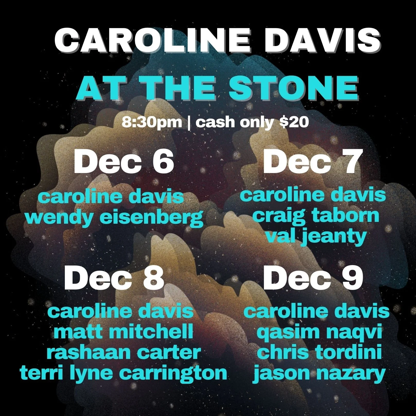 Caroline Davis performances — Caroline Davis