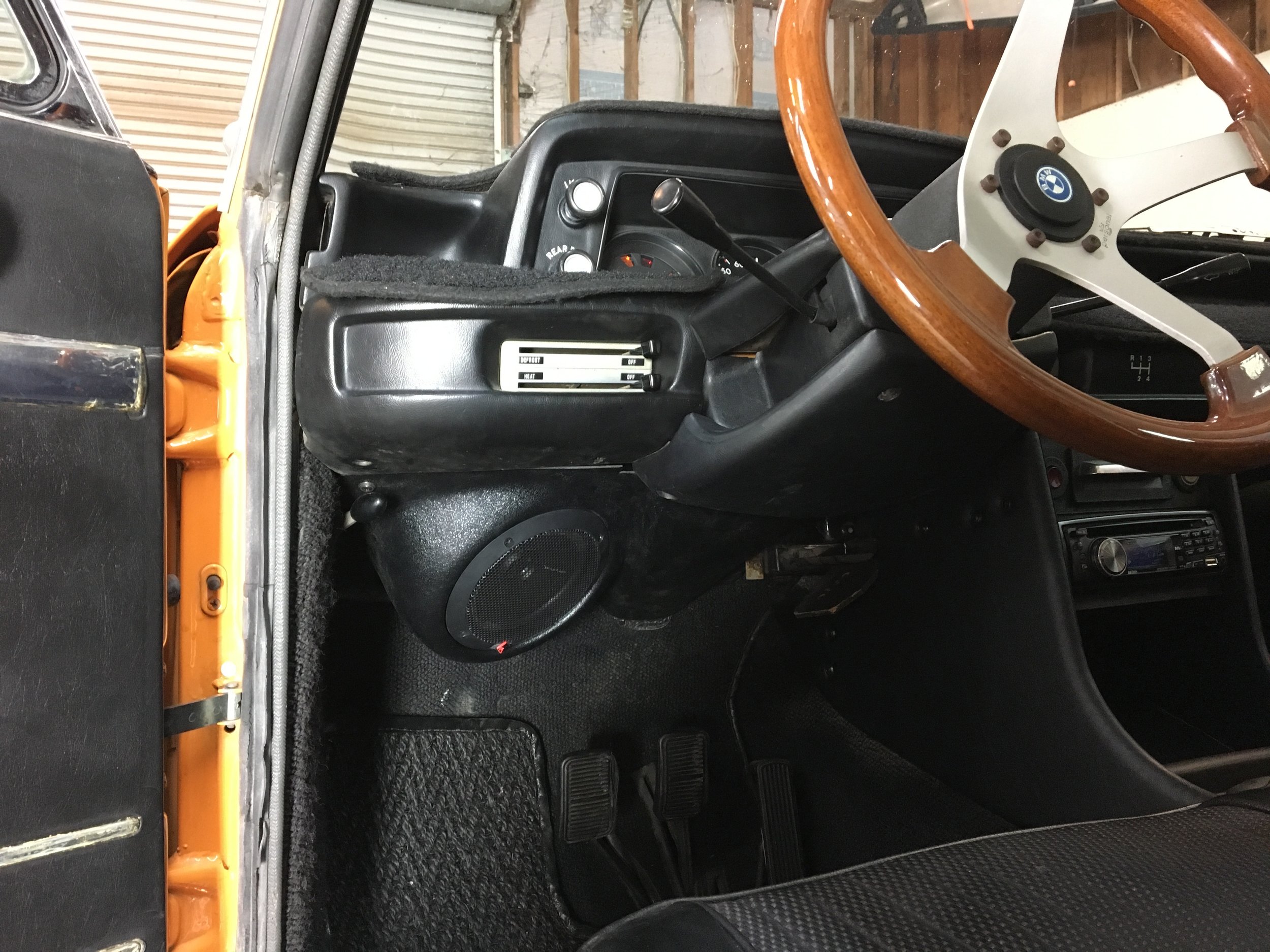 1967-1976 bmw 2002 under dash speaker panels — kooglewerks