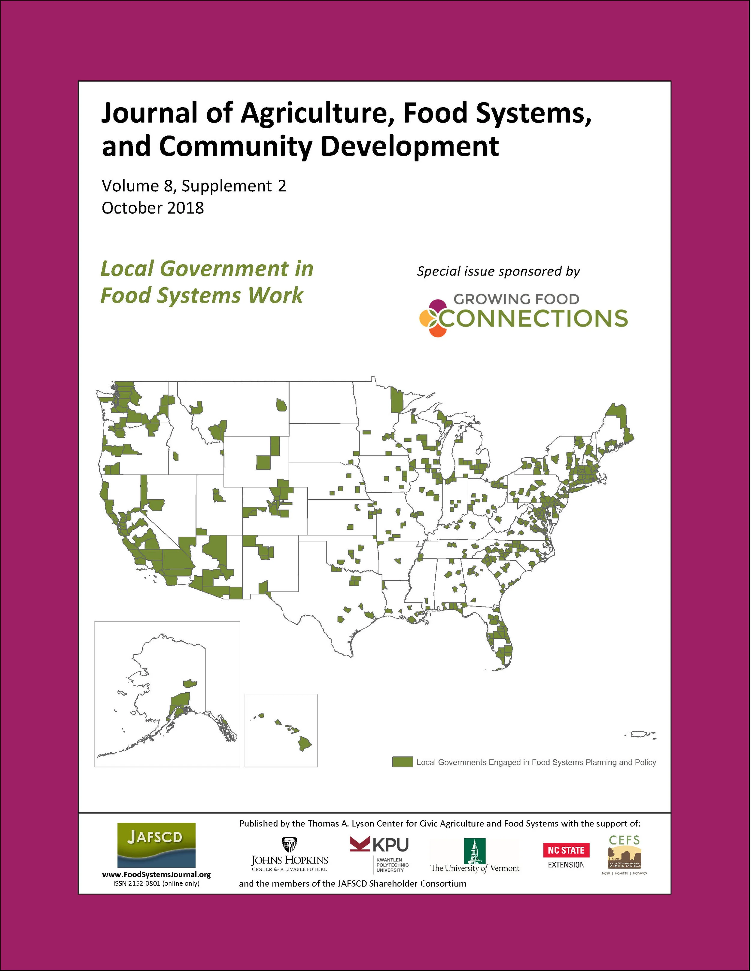 Local Government in Food Systems Work — CUNY Urban Food Policy Institute