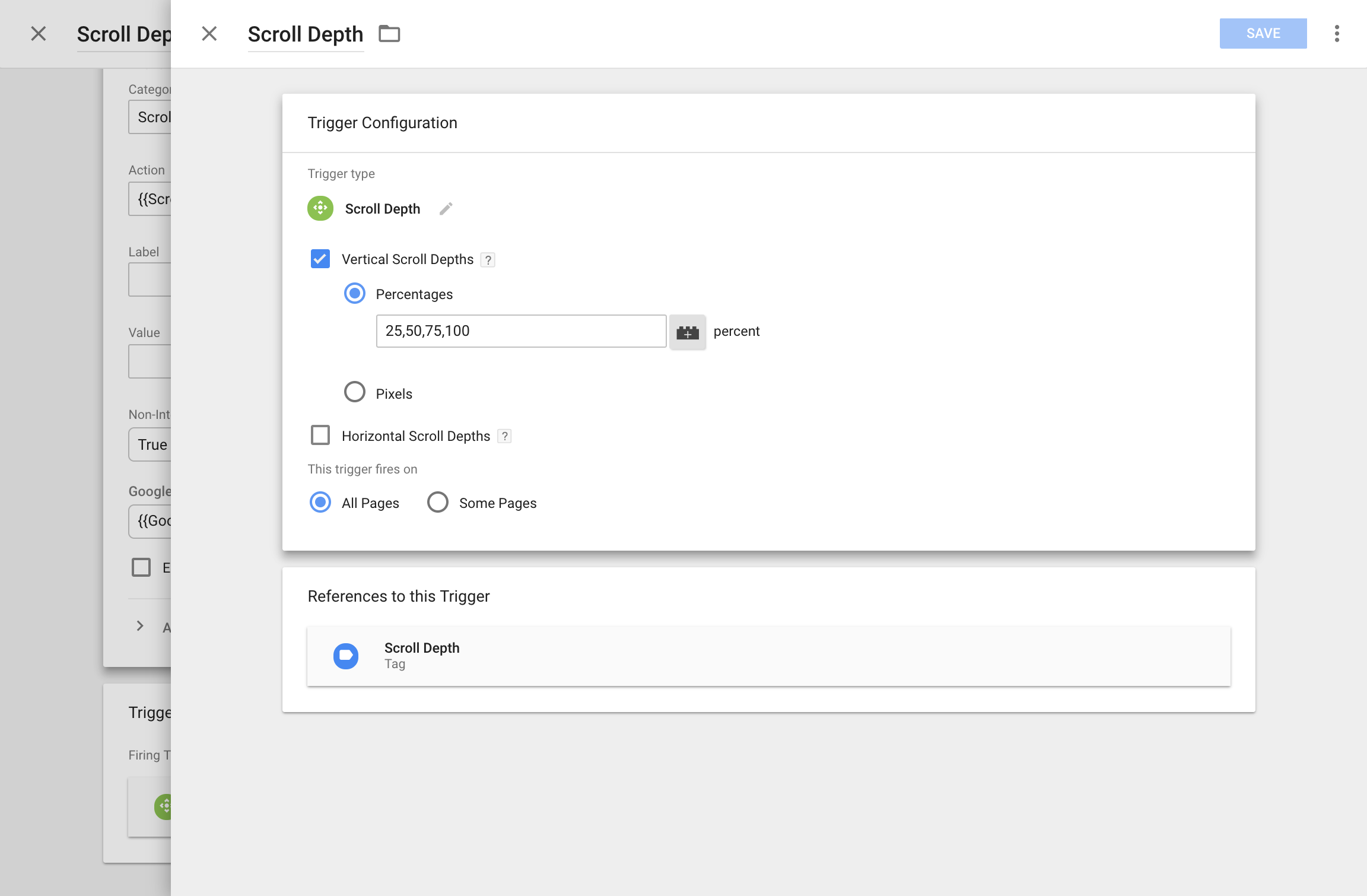 How to track scroll depth with Google Tag Manager