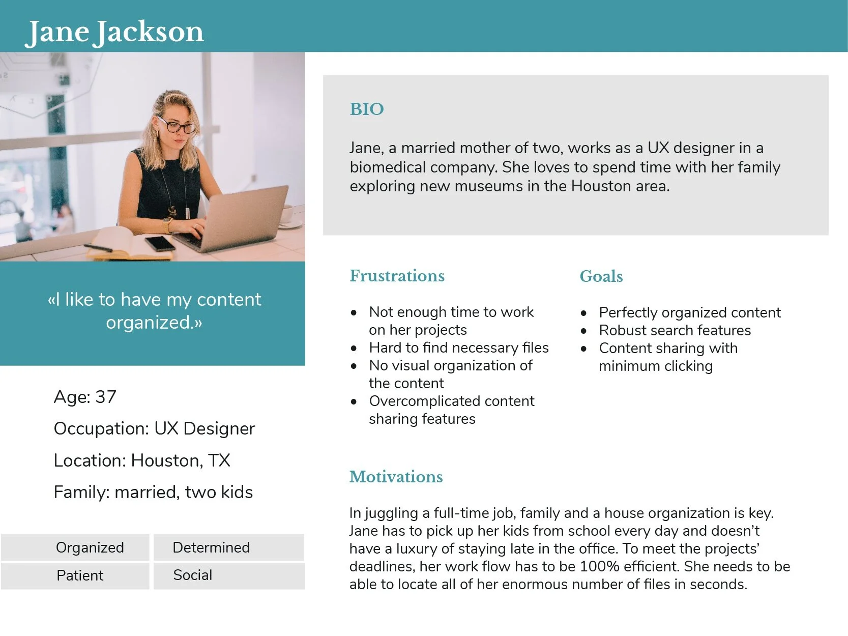 Examples of User Personas
