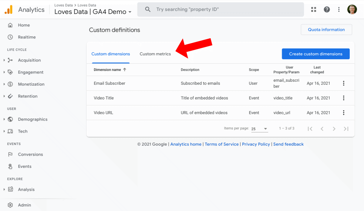 Enhanced Measurement in Google Analytics 4 (GA4)