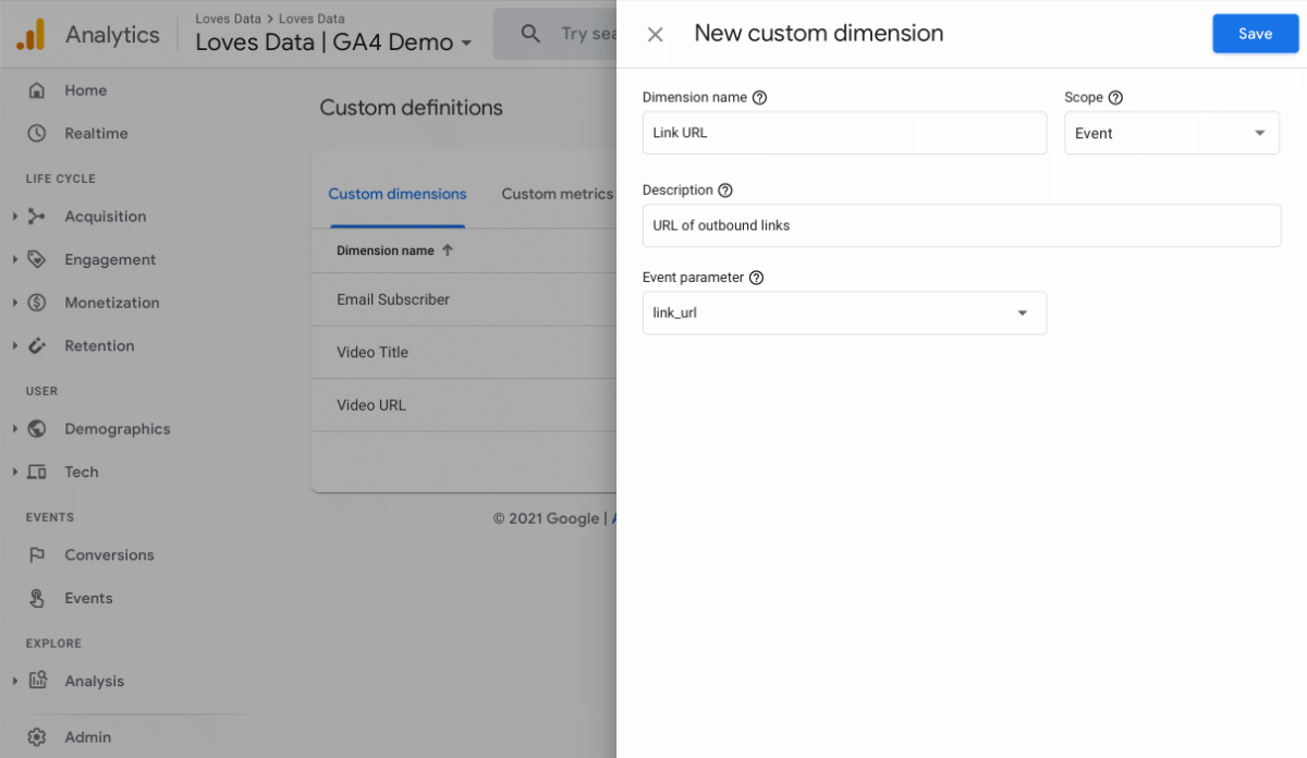 Enhanced Measurement in Google Analytics 4 (GA4)