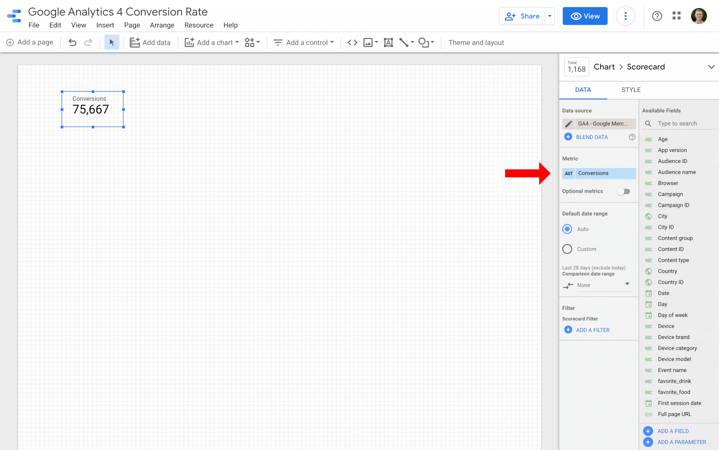 Google Analytics 4 Conversion Rate – Where is it?