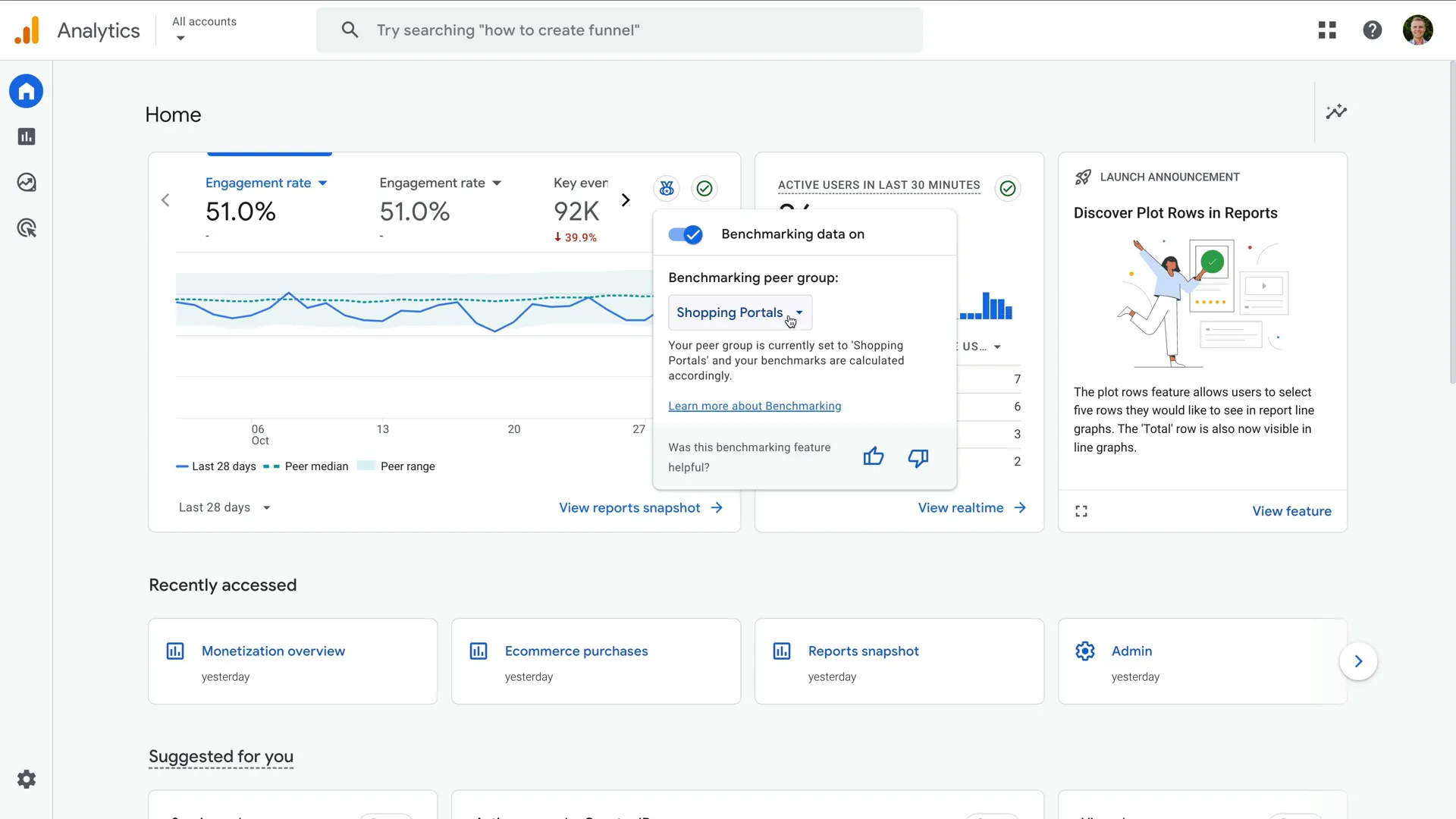 GA4 Benchmarking | How To Use Google Analytics Benchmarks