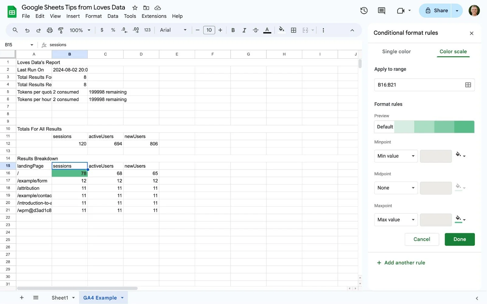 Awesome Things Google Sheets Can Do