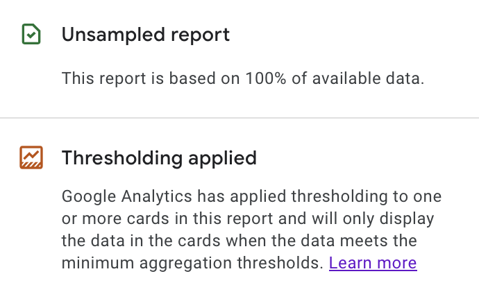 Google Analytics Data Thresholds: A Comprehensive Guide