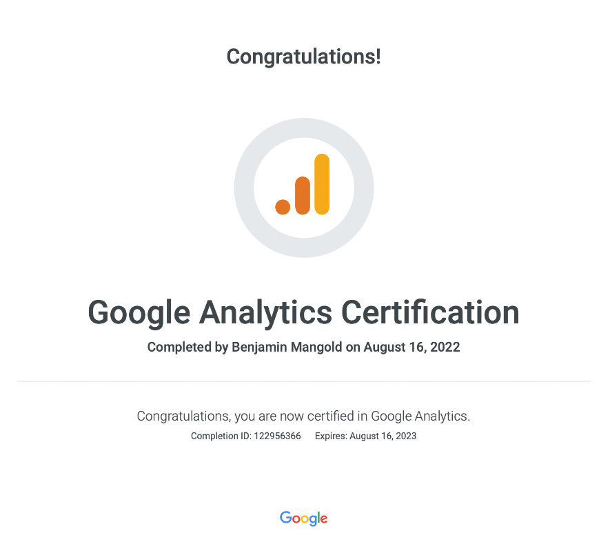 How To Get Certified In Google Analytics 4 GA4 