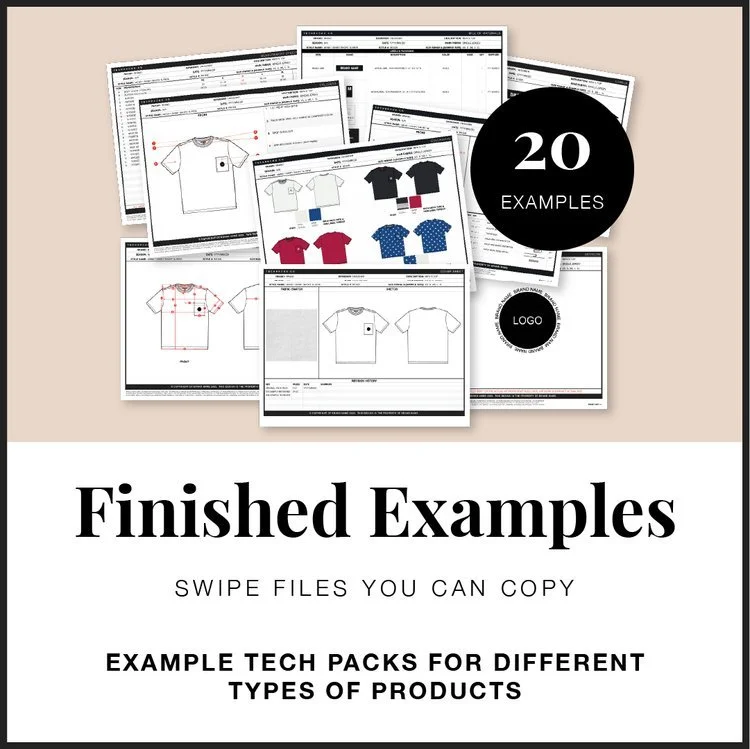 How to Fill in a Tech Pack Template