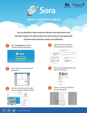 Sora Reading App — Windsor Charter Academy