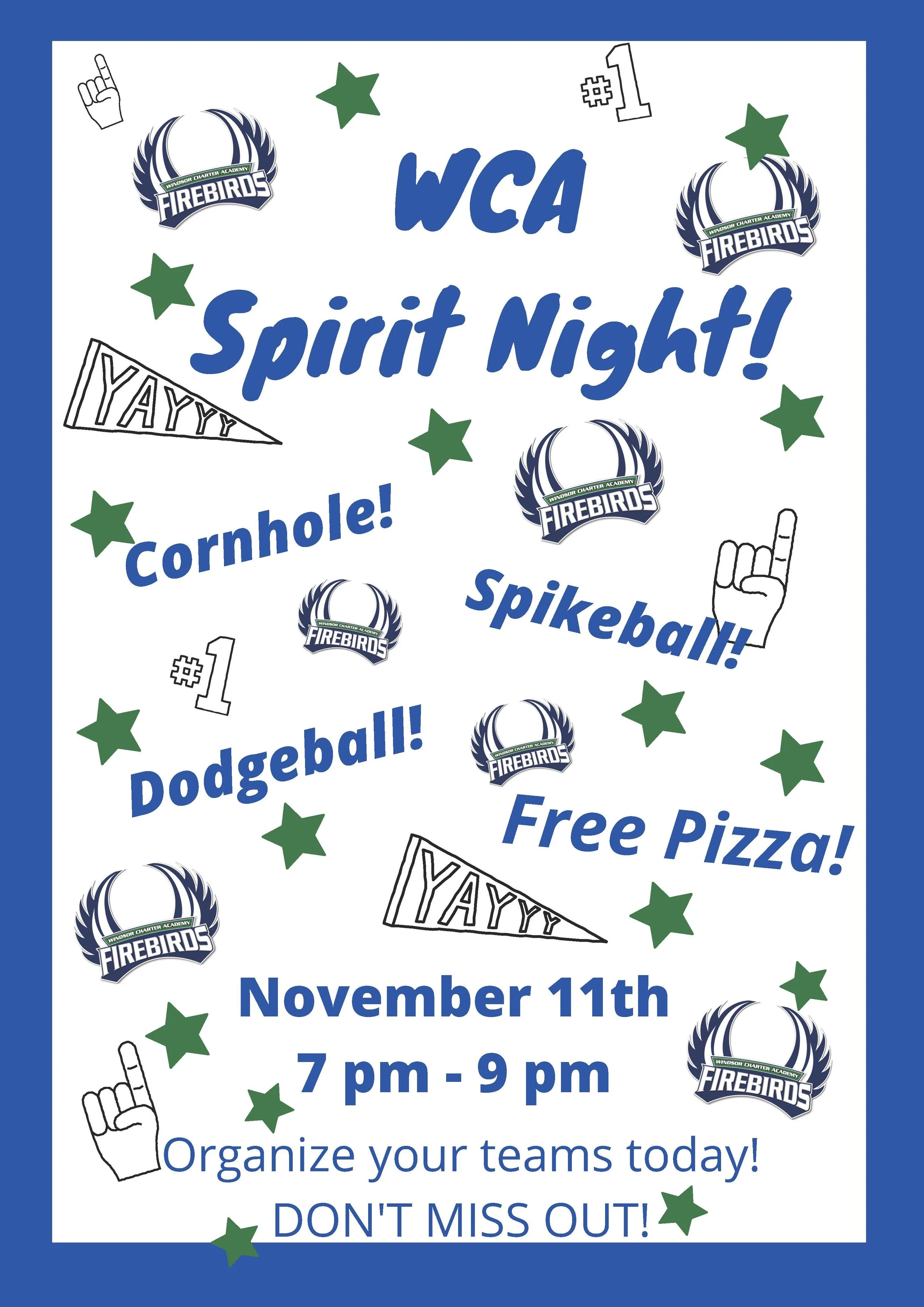 Firebird Spirit Night — Windsor Charter Academy