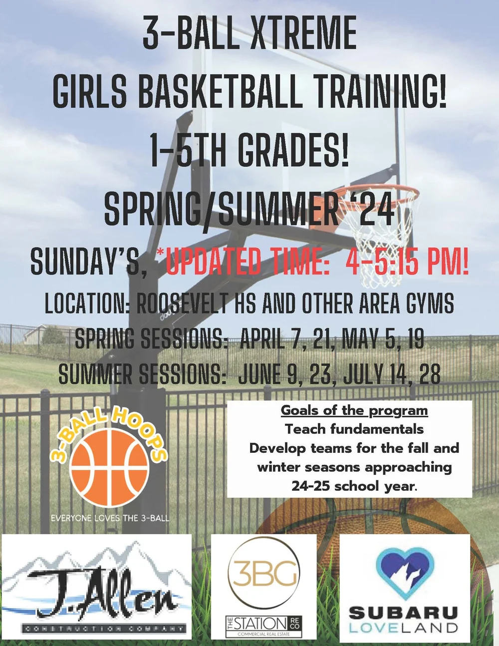 Spring & Summer Girls' Basketball Camp with 3-Ball Xtreme — Windsor ...