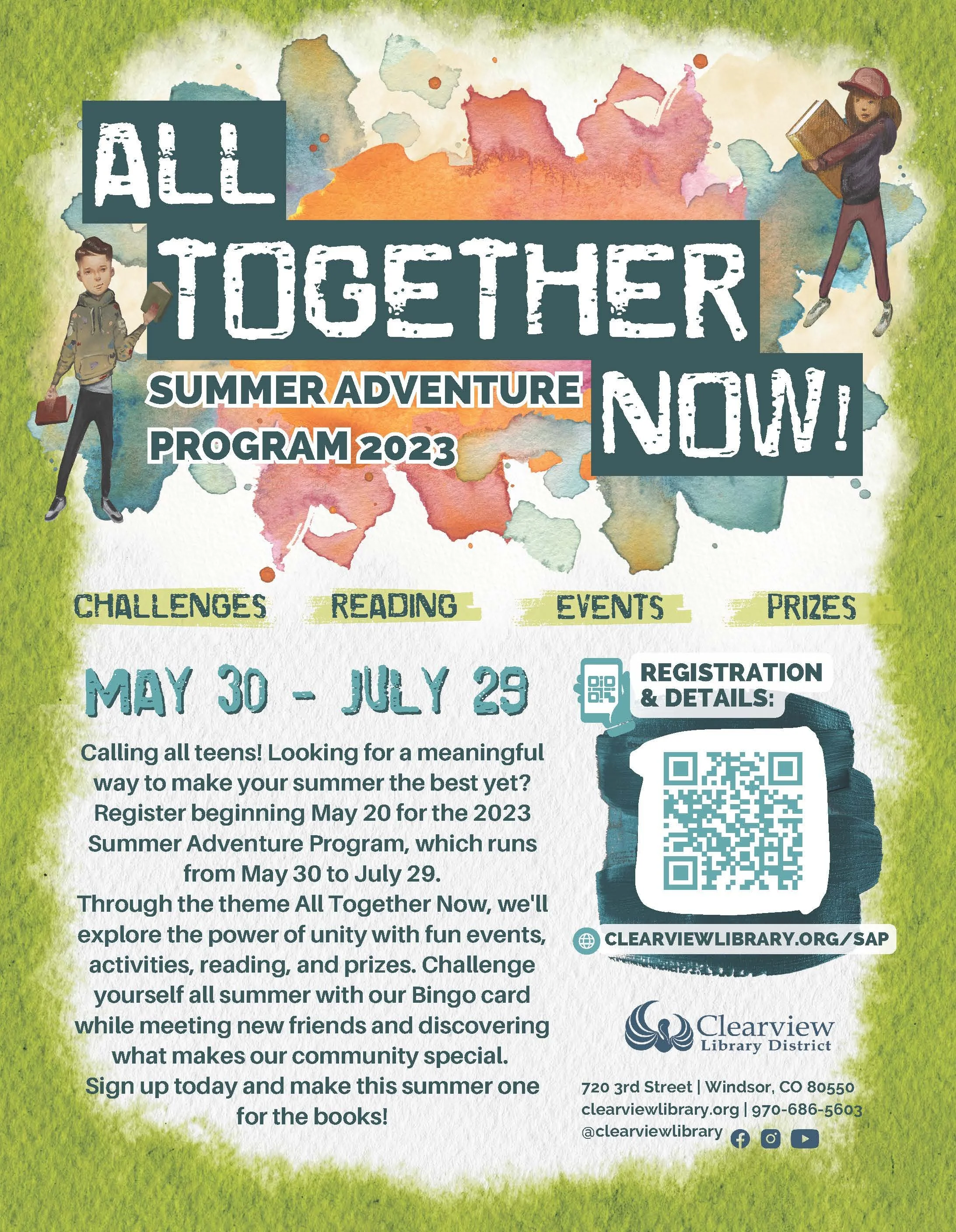 Clearview Library District Teen Summer Reading Program — Windsor ...