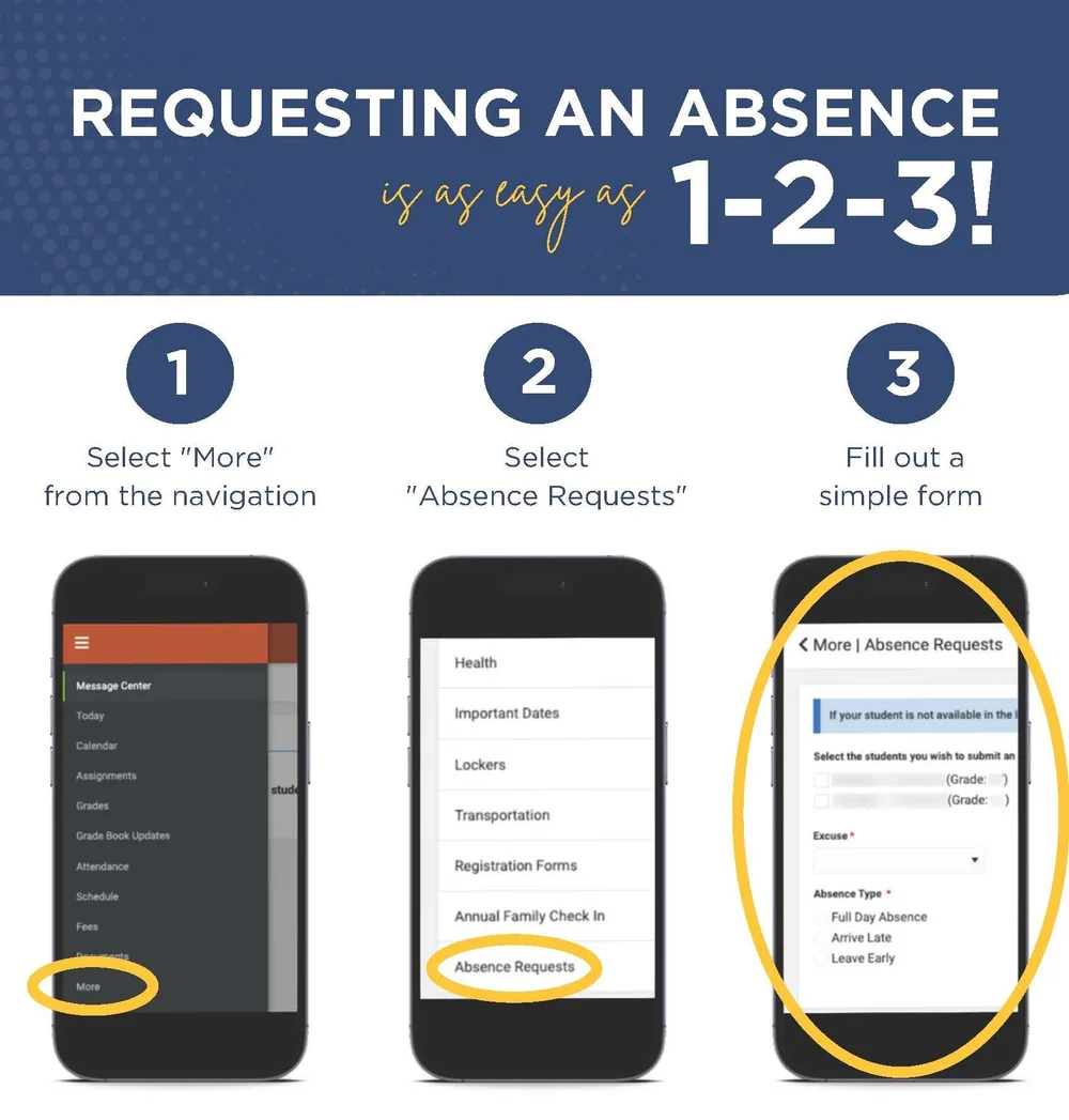 New Absence Request Feature in Infinite Campus — Windsor Charter Academy