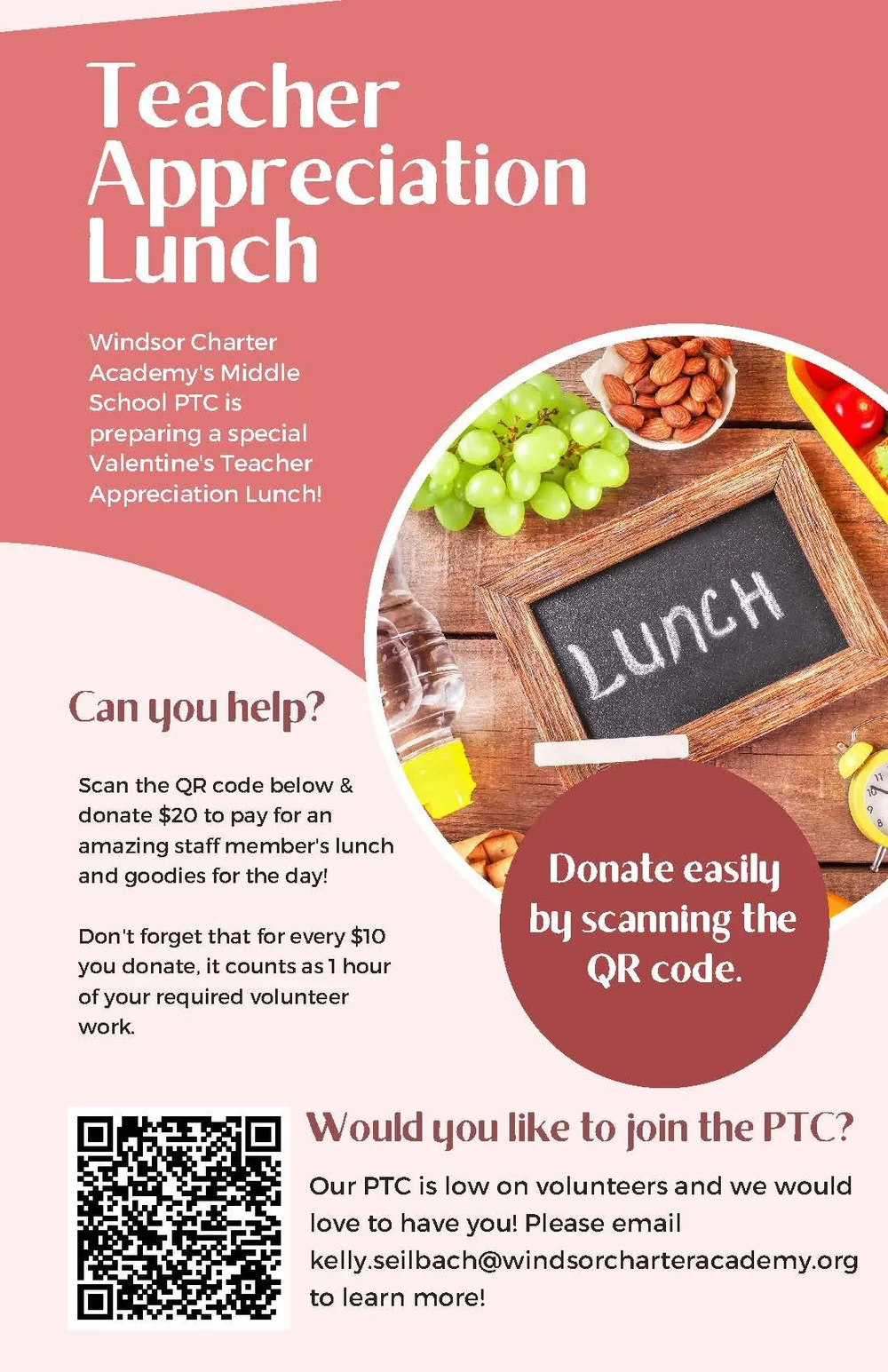 Teacher Appreciation Luncheon — Windsor Charter Academy